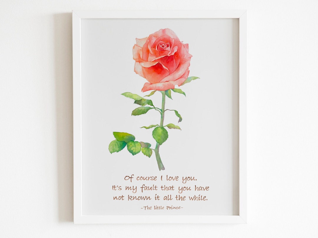 The Little Prince Print , the Little Prince Wall Art , Le Petit Prince ...