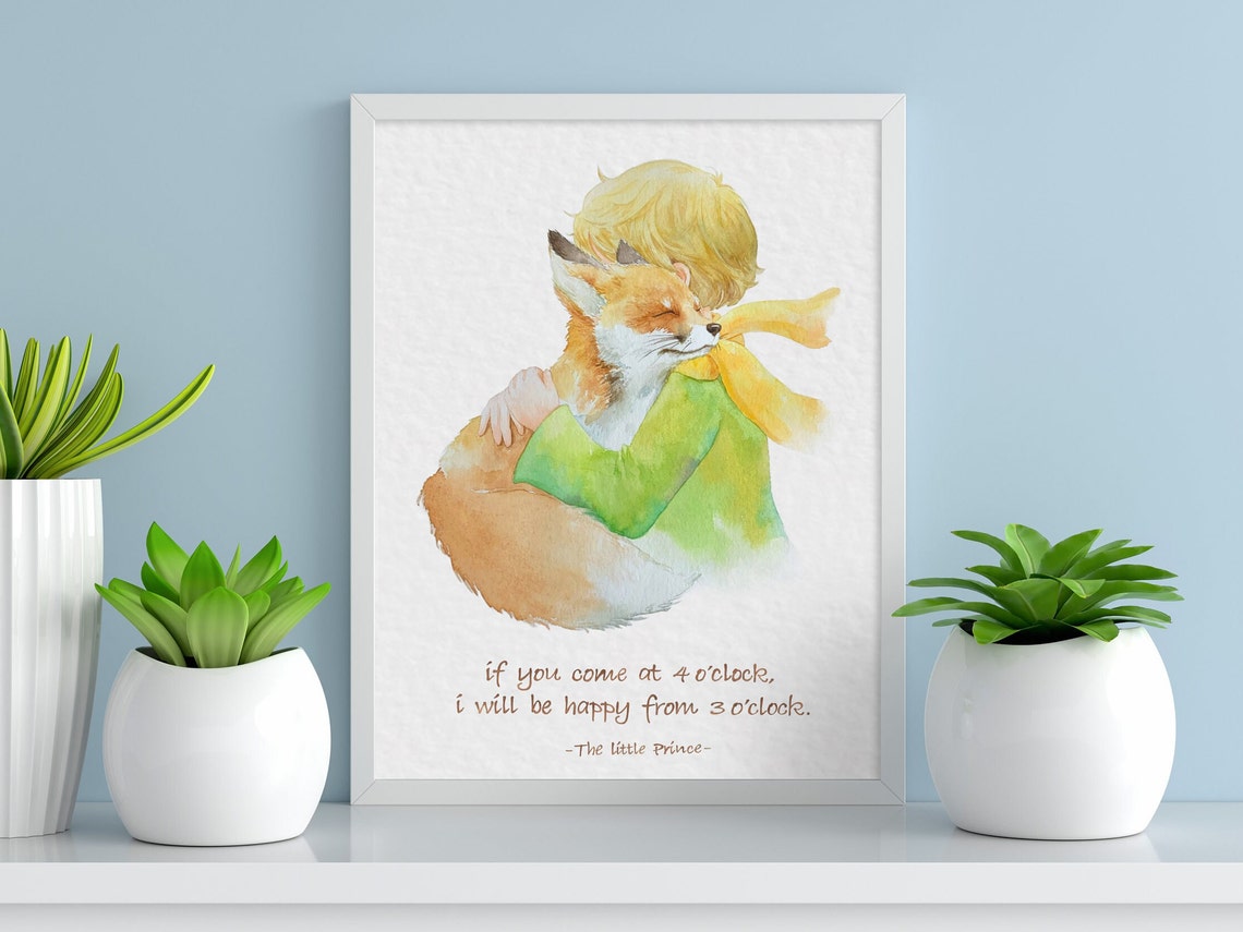 The Little Prince Print the Little Prince Wall Art Le - Etsy