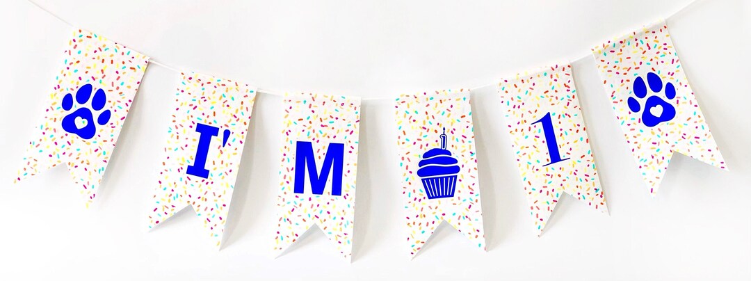 Custom Pet Birthday Banner: Personalized Dog Party Decor - Etsy