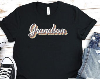 Retro Grandson Shirt - Etsy