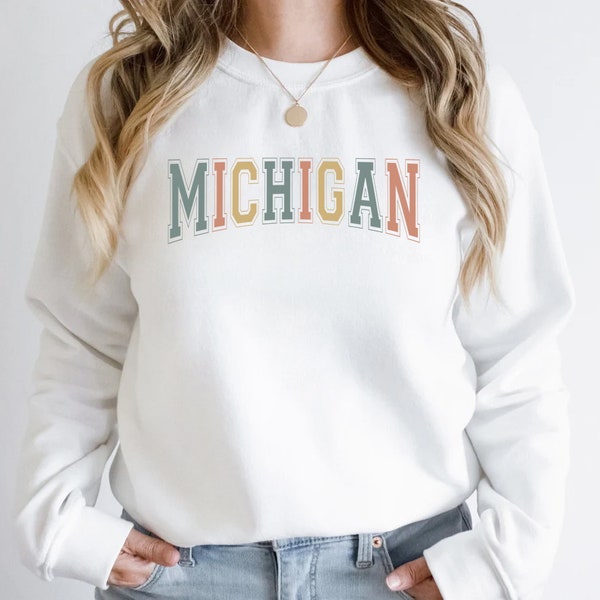 Michigan Sweatshirt - Etsy