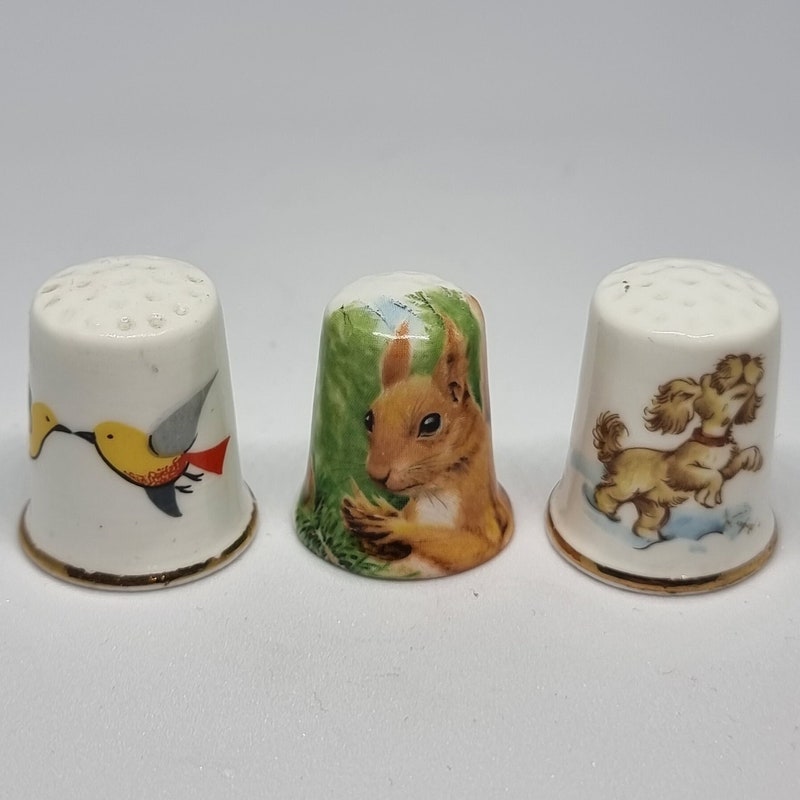 Bone China Thimble - Etsy