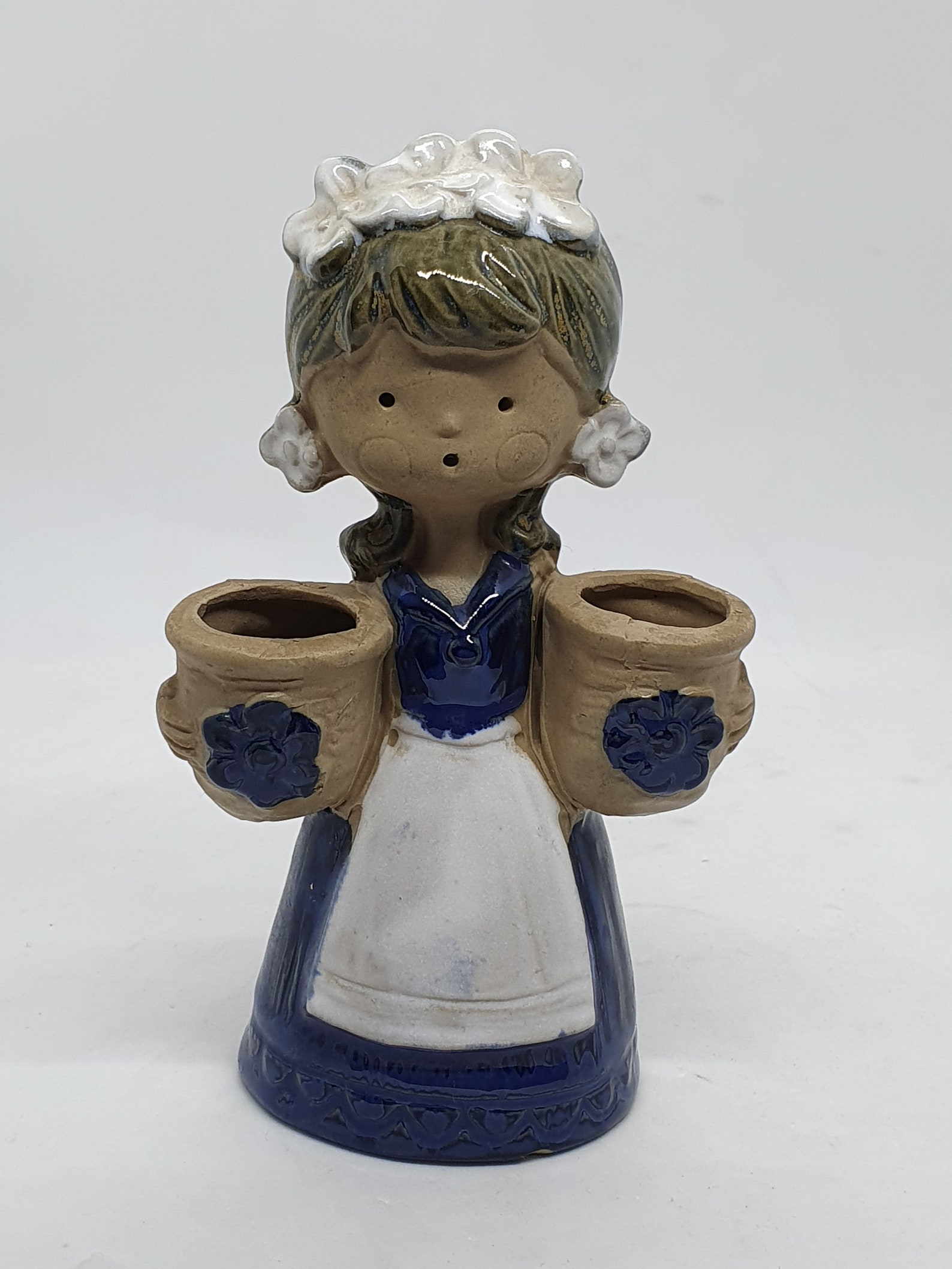 Scandinavian Sweden pottery milkmaid figurine Swedish | Etsy