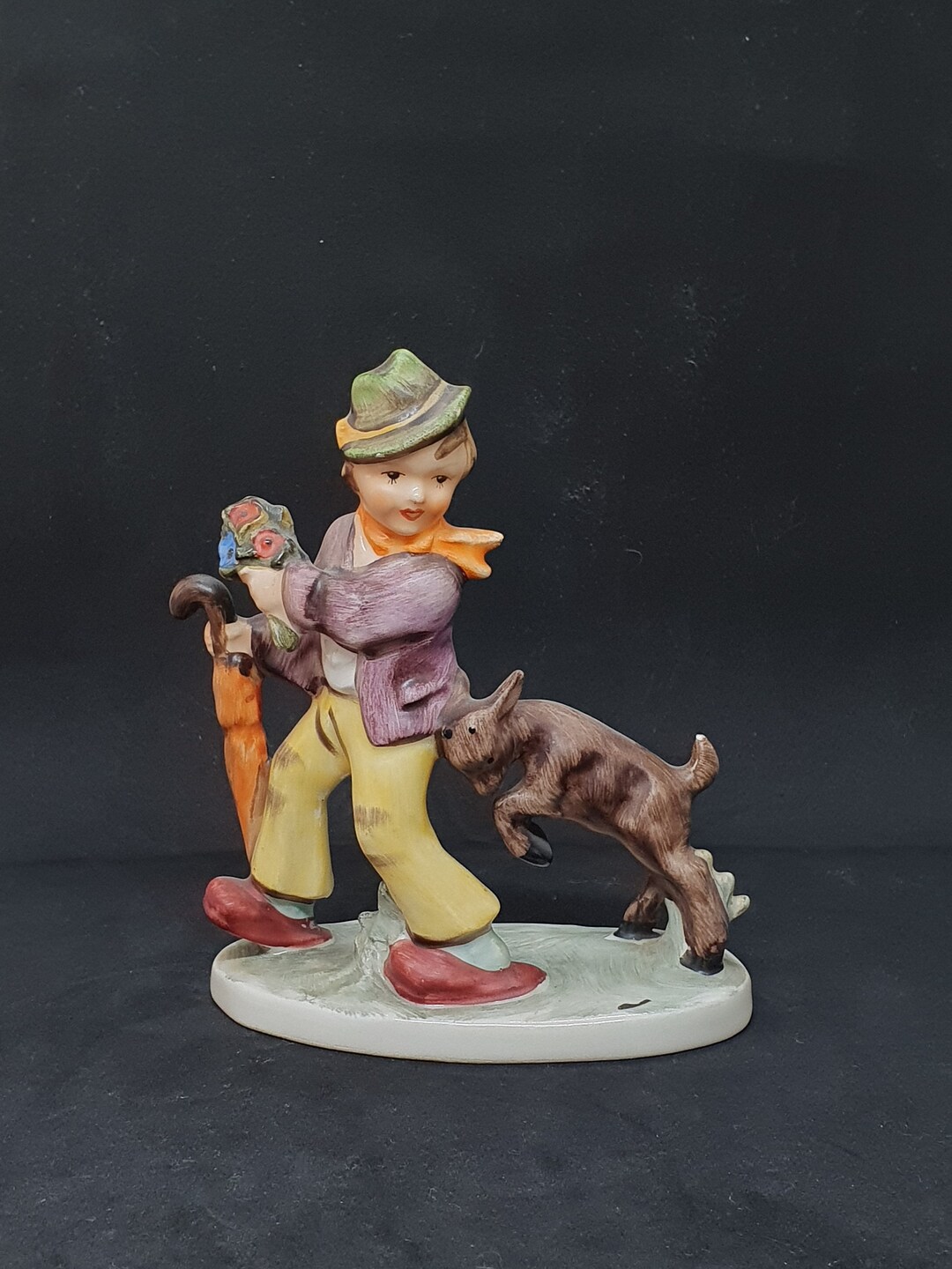 Vintage Hand-painted Friedel Bavaria Western Germany Figurine | - Etsy