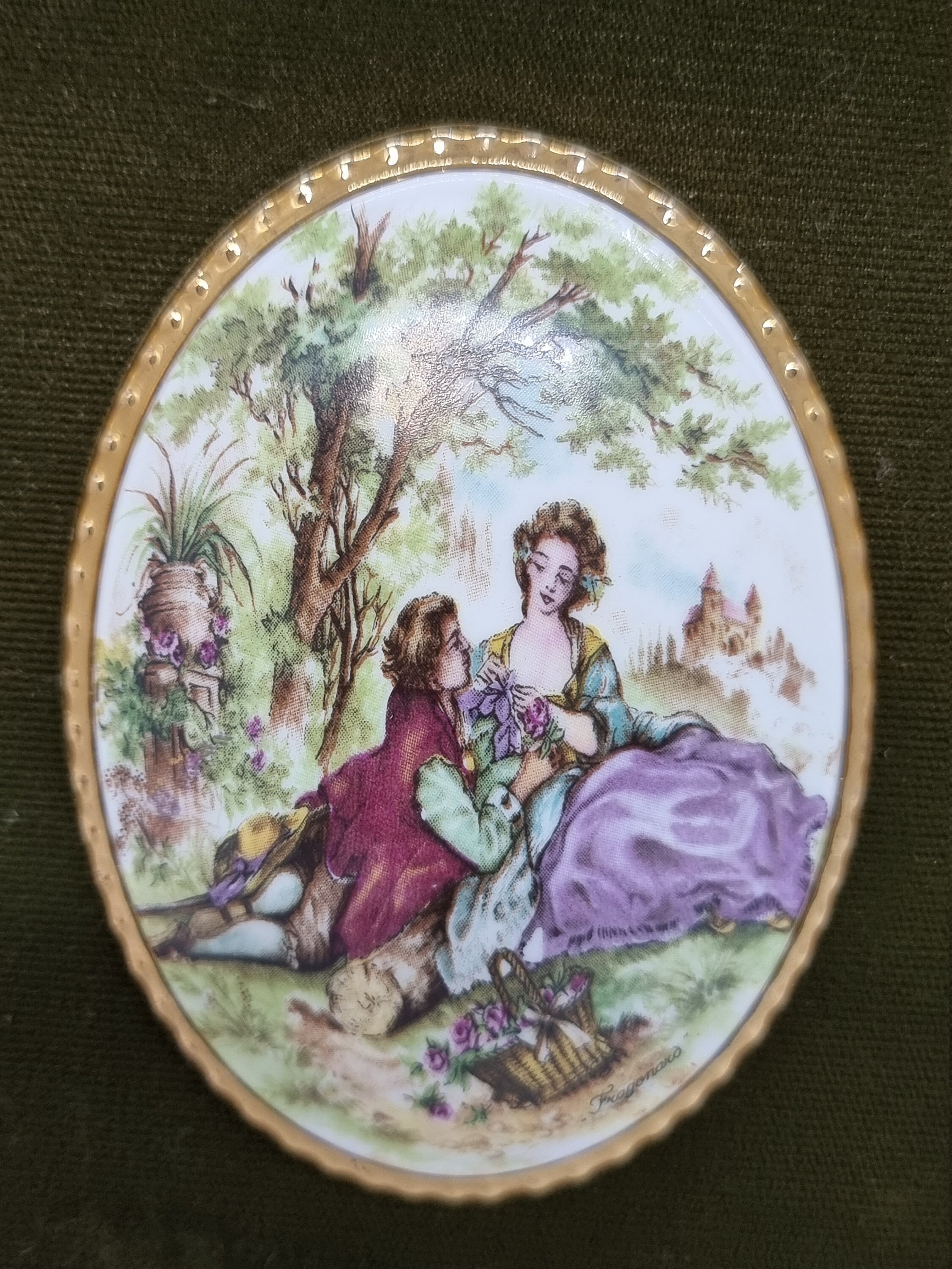 Countess Framed Fine Bone China Wall Hanging/picture - Etsy