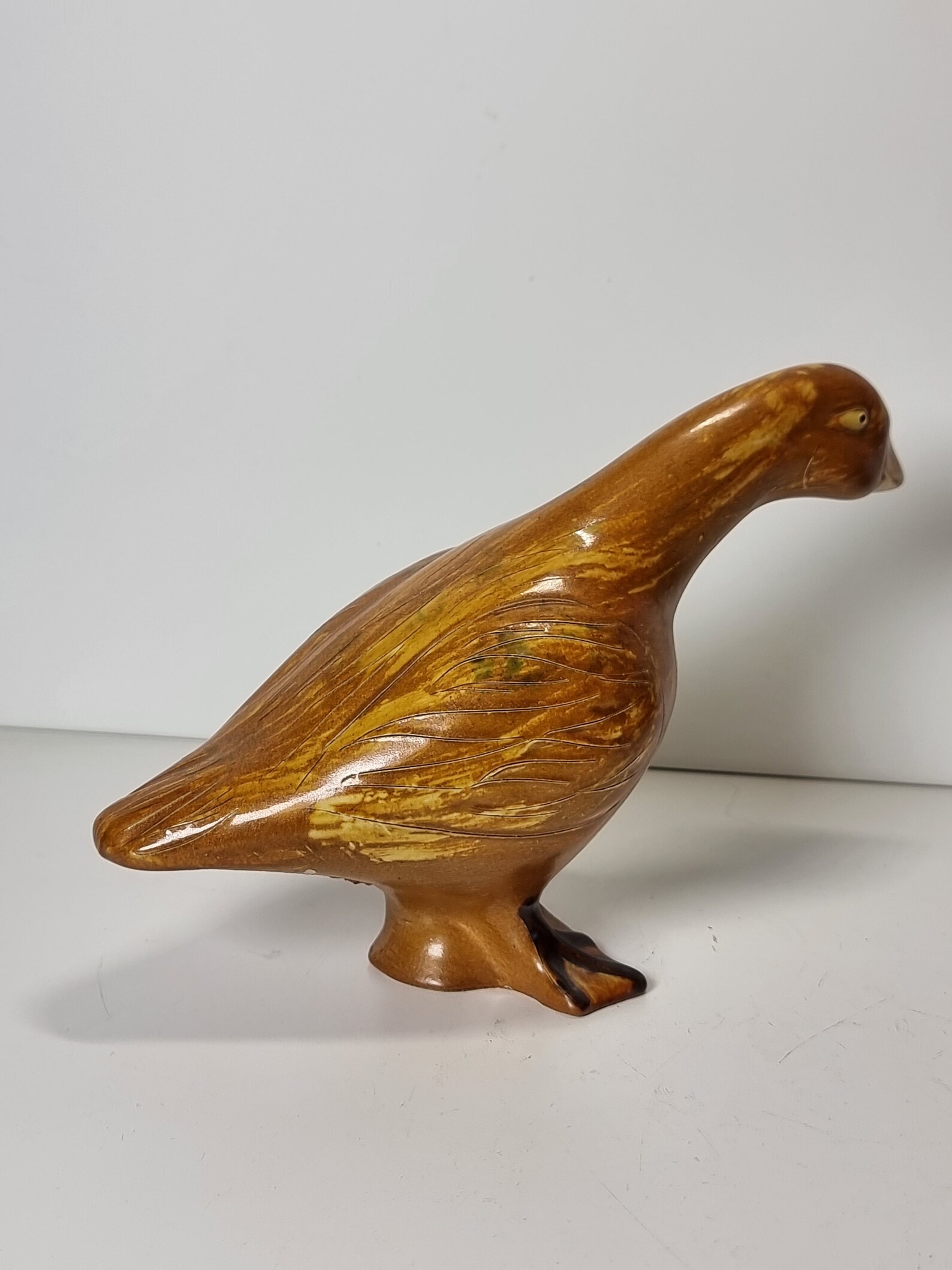 Vintage Hand-made Goose Figurine | Ceramic Art Pottery | - Etsy