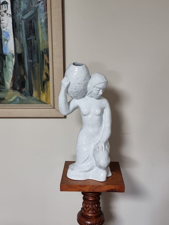 Large Danish Sculpture of a Woman Made in Denmark - Etsy