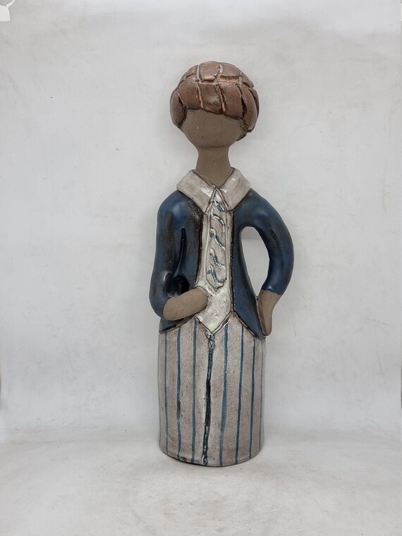 Large elbogen Ceramic Figurine Made in Sweden | Etsy