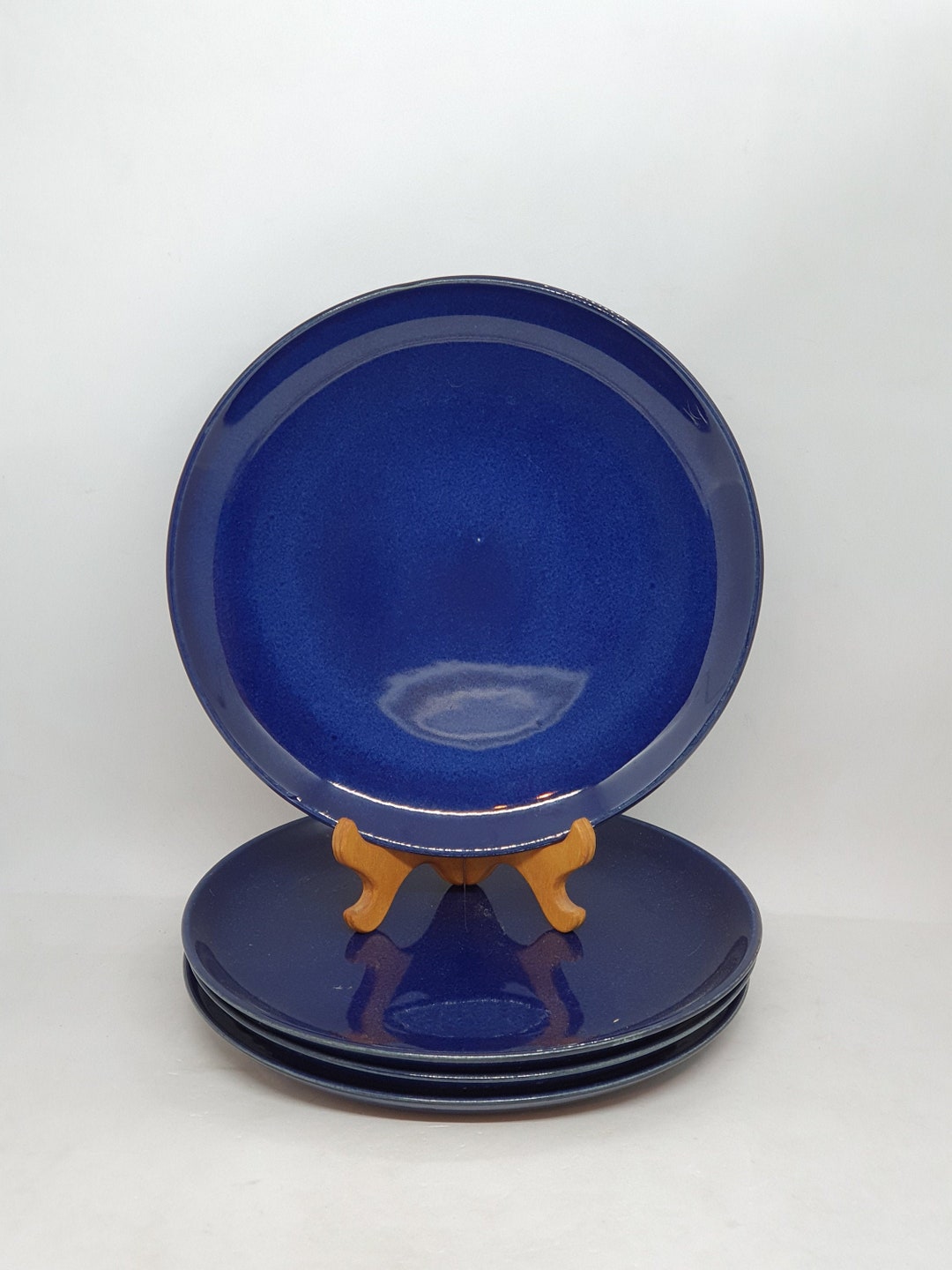 Set of 4 Sweden "lagun" Plates by Upsala Ekeby | Made in Sweden | Gefle ...