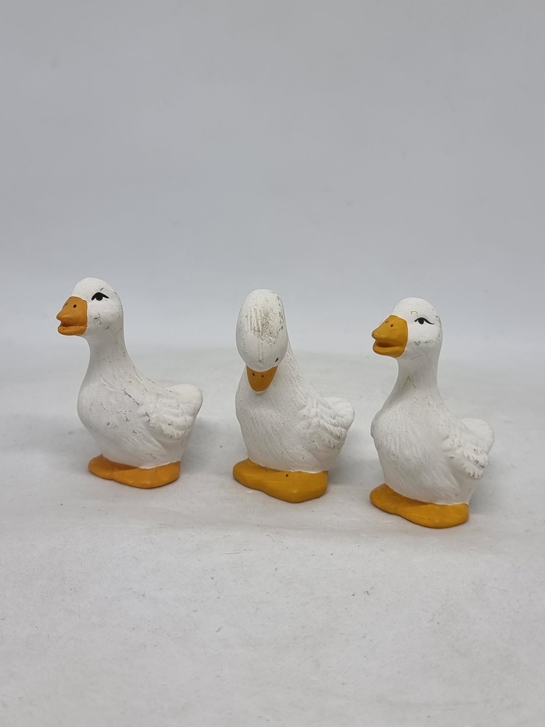 Vintage Ceramic Goose Family Figurines Made in Sweden - Etsy