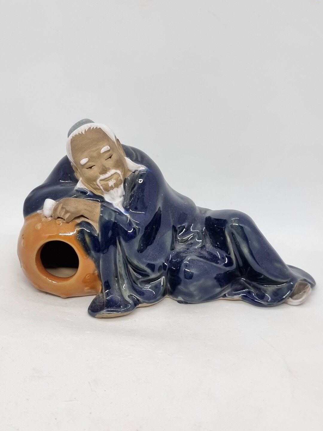 Vintage Chinese Mudman Shiwan Figurine | - Etsy