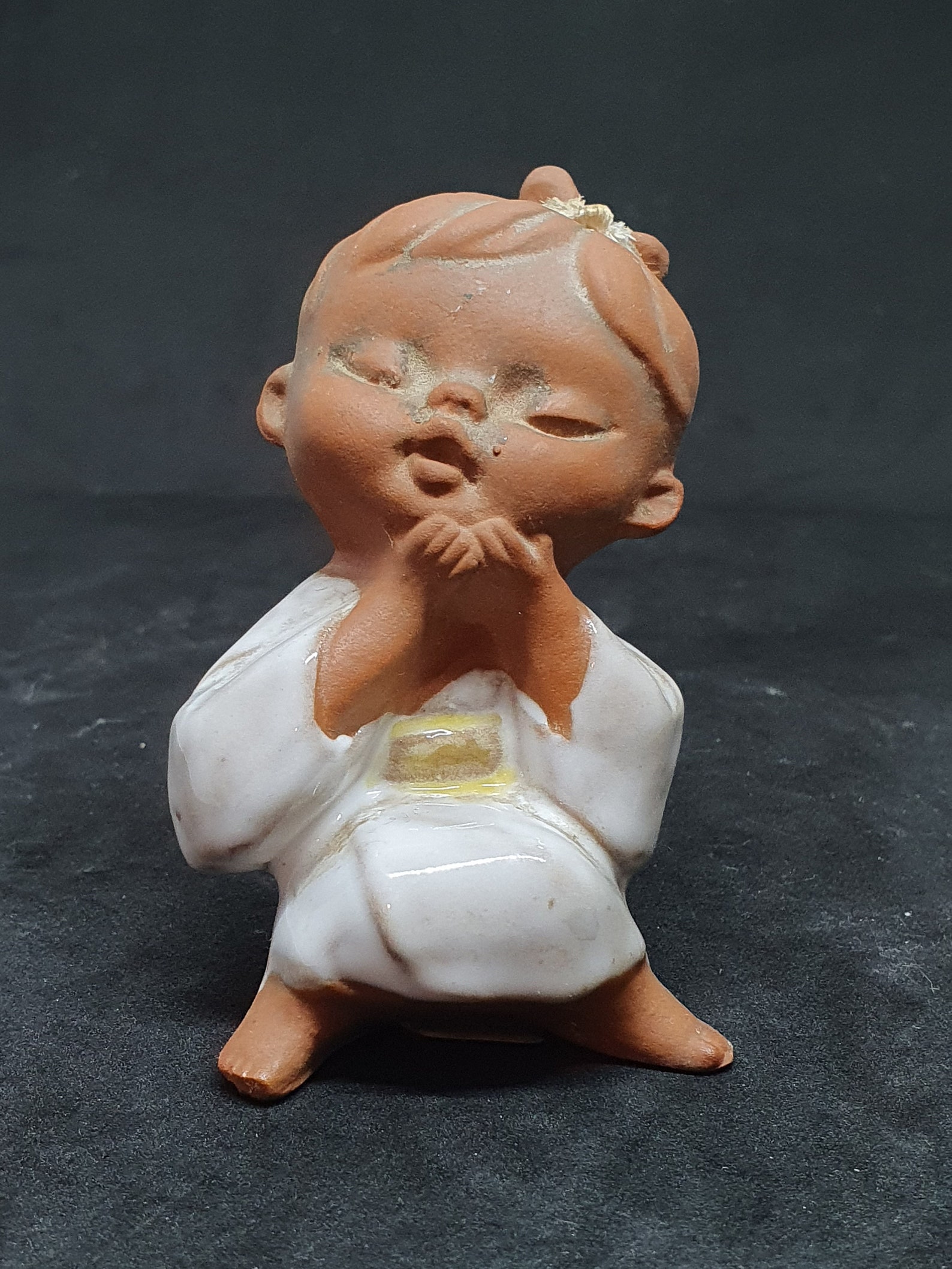Vintage Japanese Girl Ceramic Figurine | Pottery Art Seto Craft Co. Ltd ...