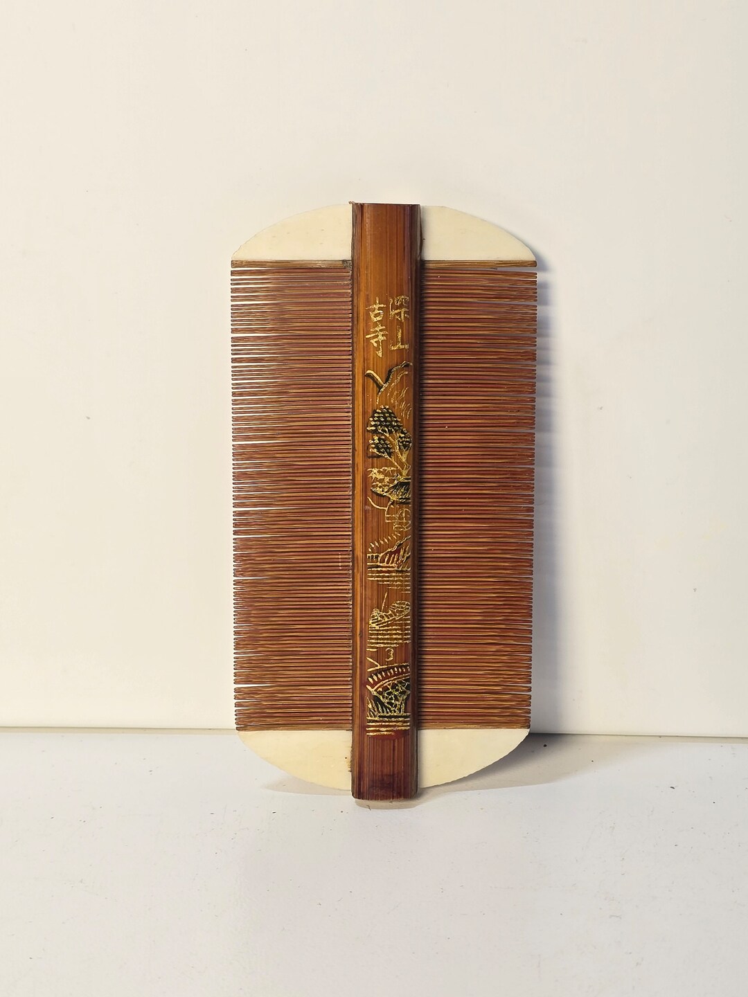 Vintage Chinese Lice Comb - Exquisite Handcrafted Bamboo and Bone - Etsy
