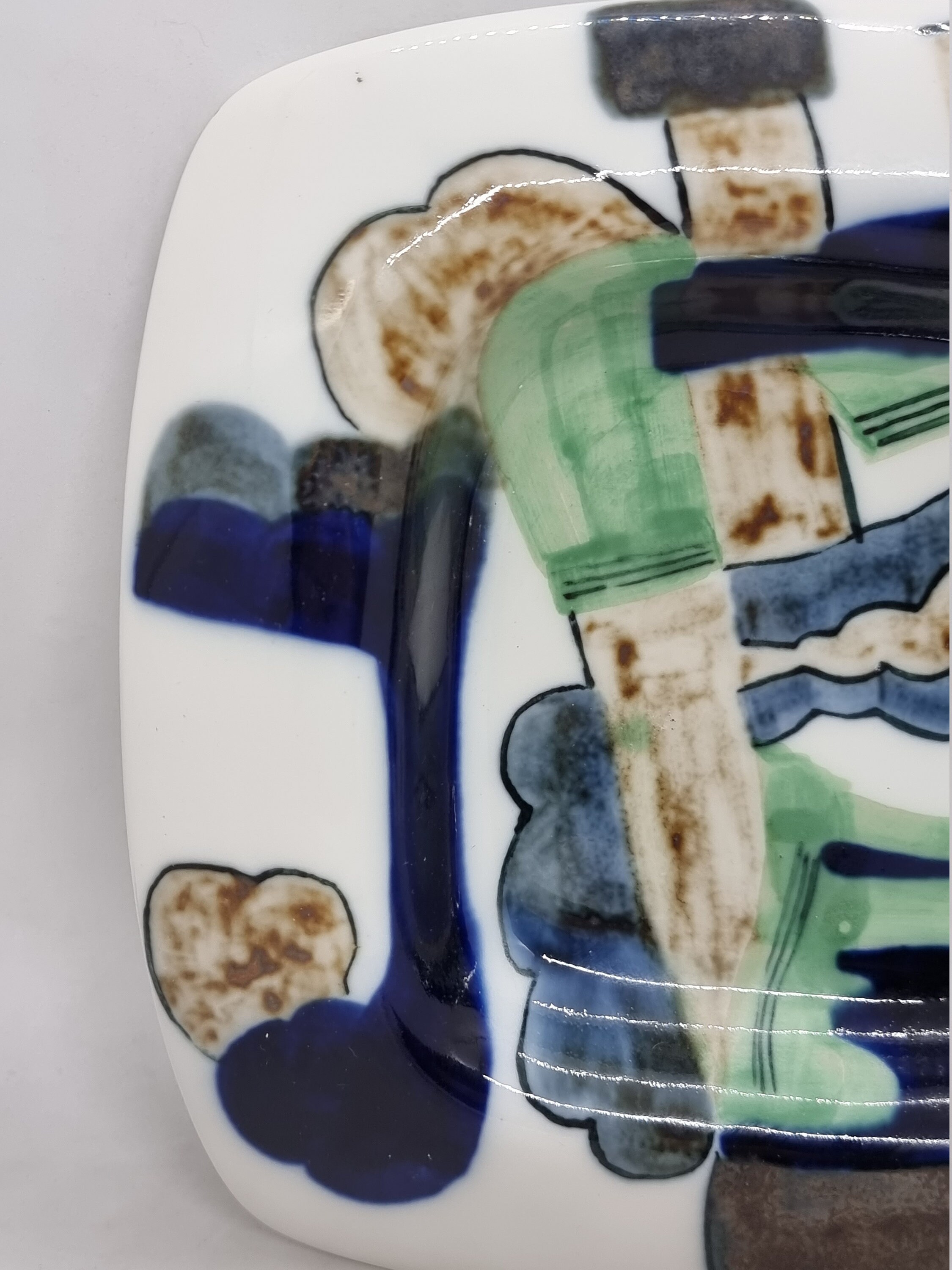 Collectible Modernist Wall Plaque by Bertil Lundgren, Rörstrand Sweden ...