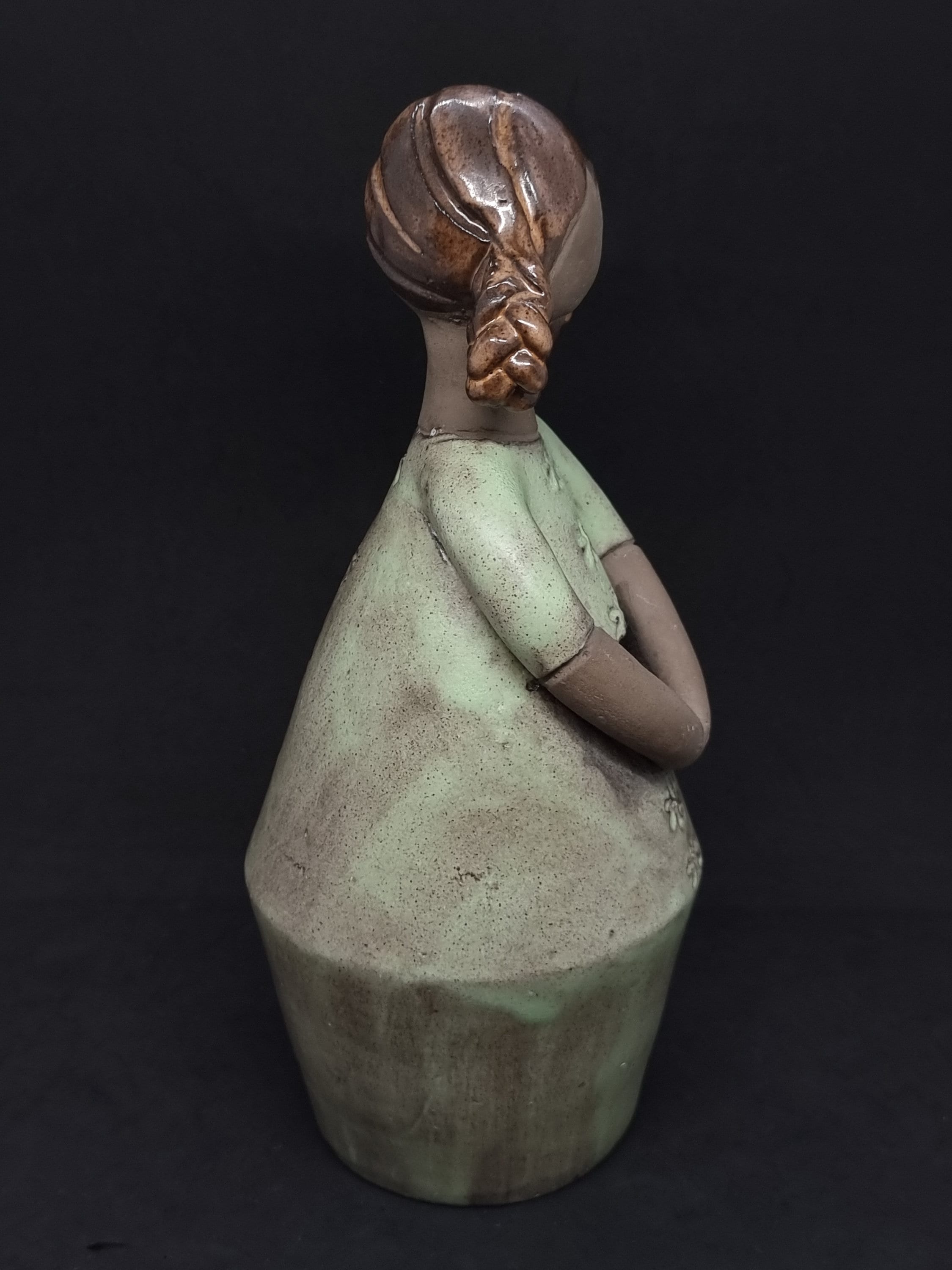 Vintage Elbogen Keramik Sweden Pottery Girl Figurine | - Etsy