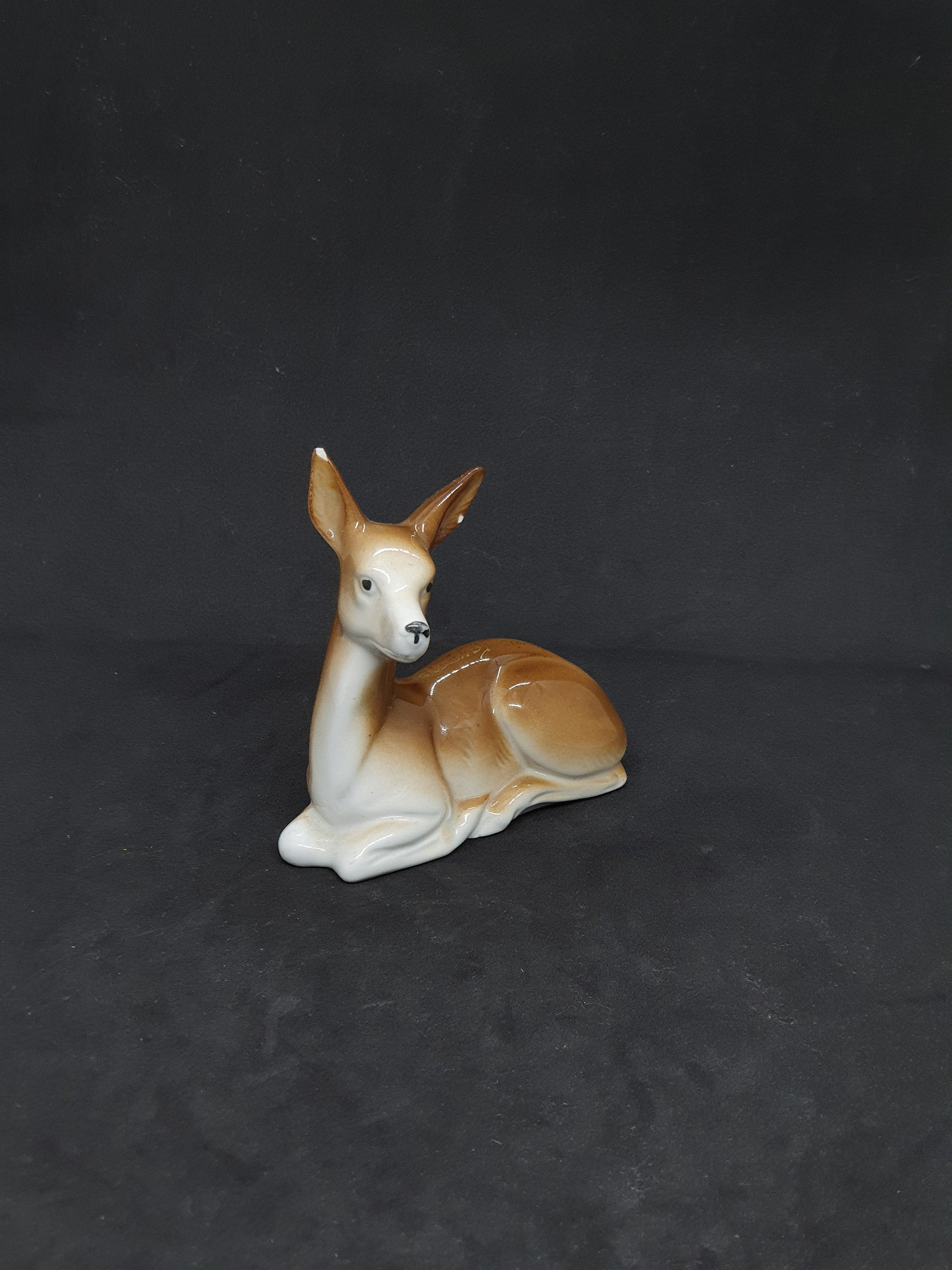 Vintage Foreign Porcelain Decorative Deer Figurine Made in - Etsy