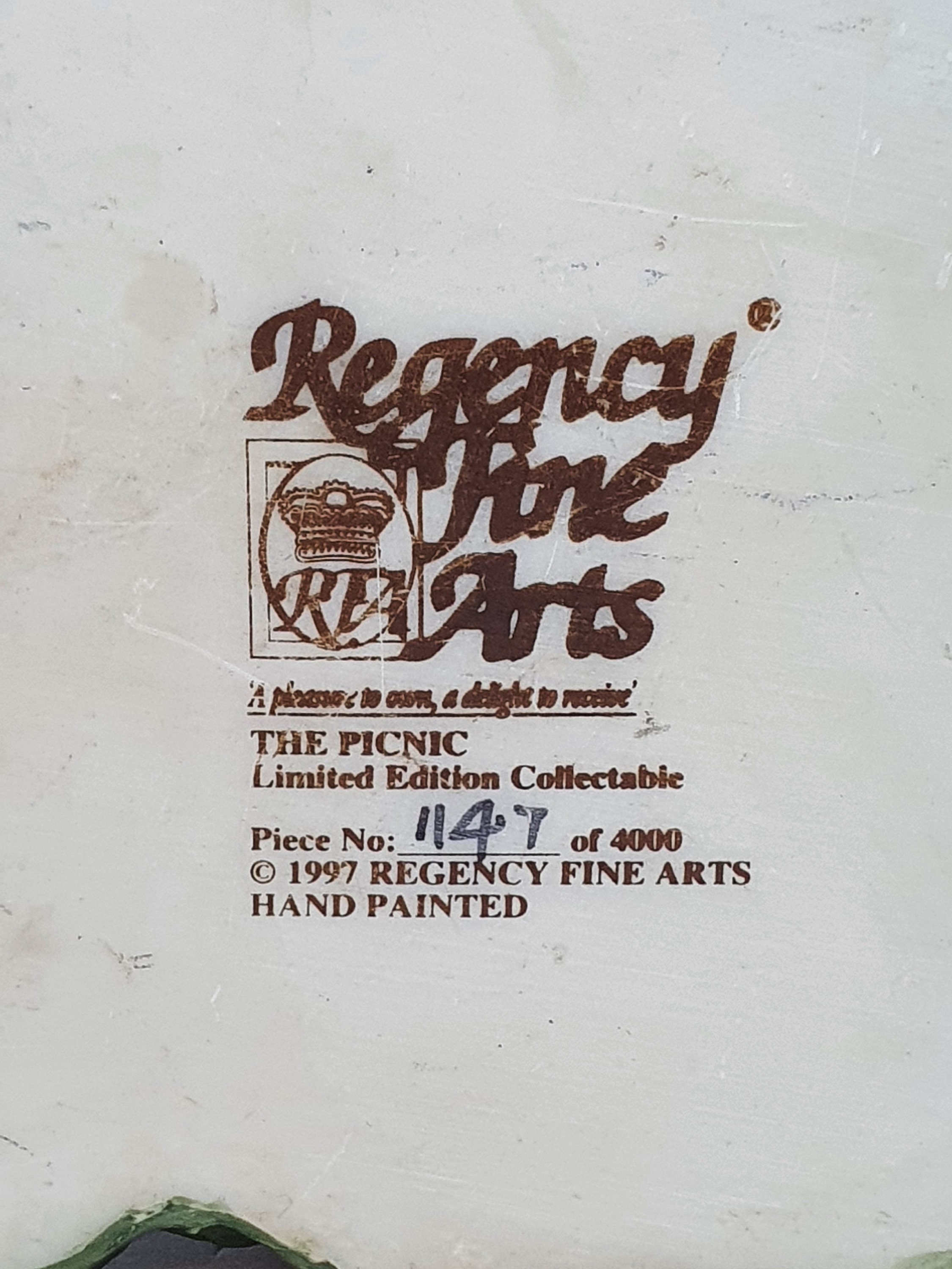 Regency Fine Arts The Picnic 1997 Limited | Etsy