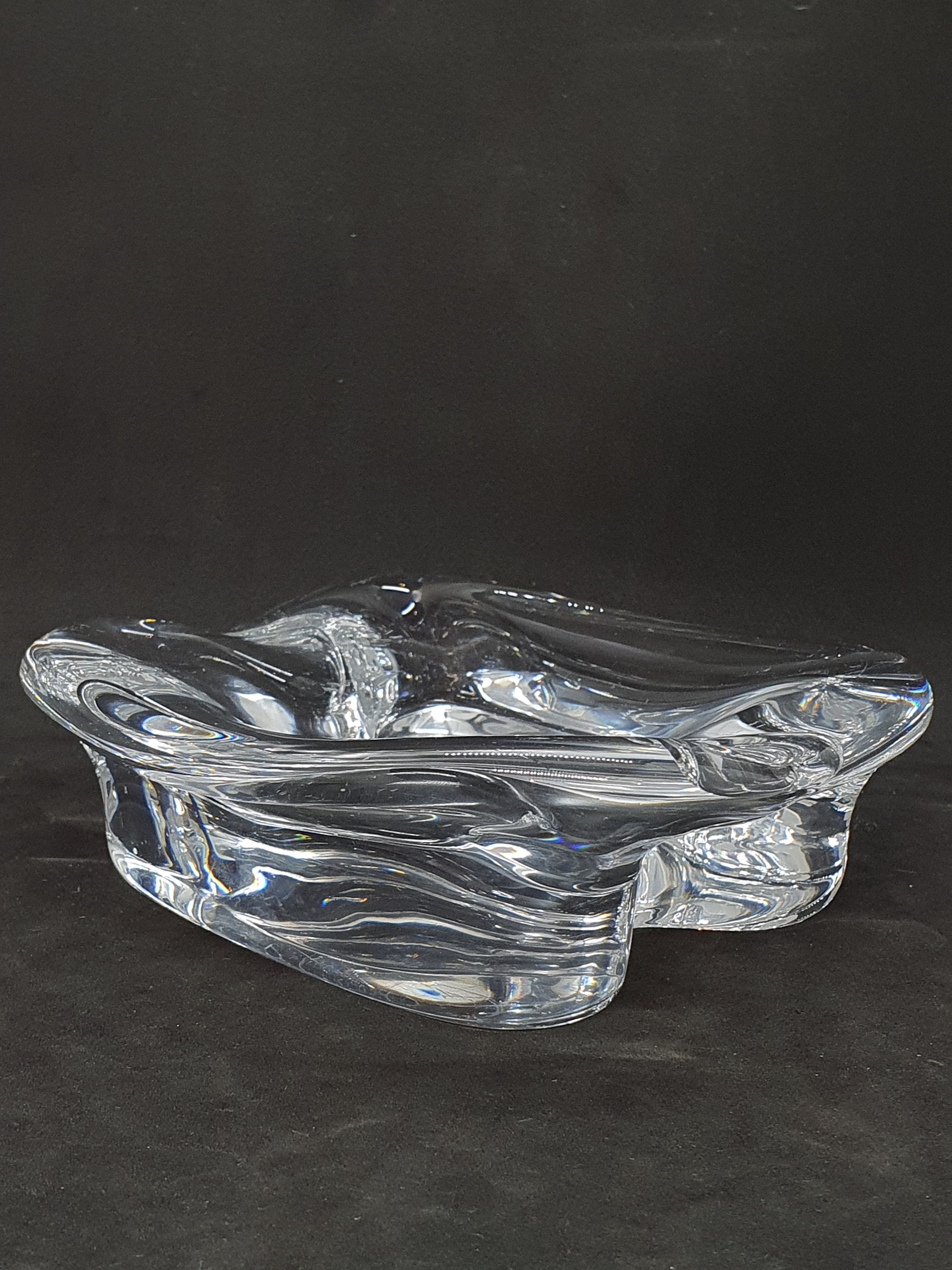 Orrefors Crystal Glass Ashtray | Made in Sweden 1960 | Scandinavian ...