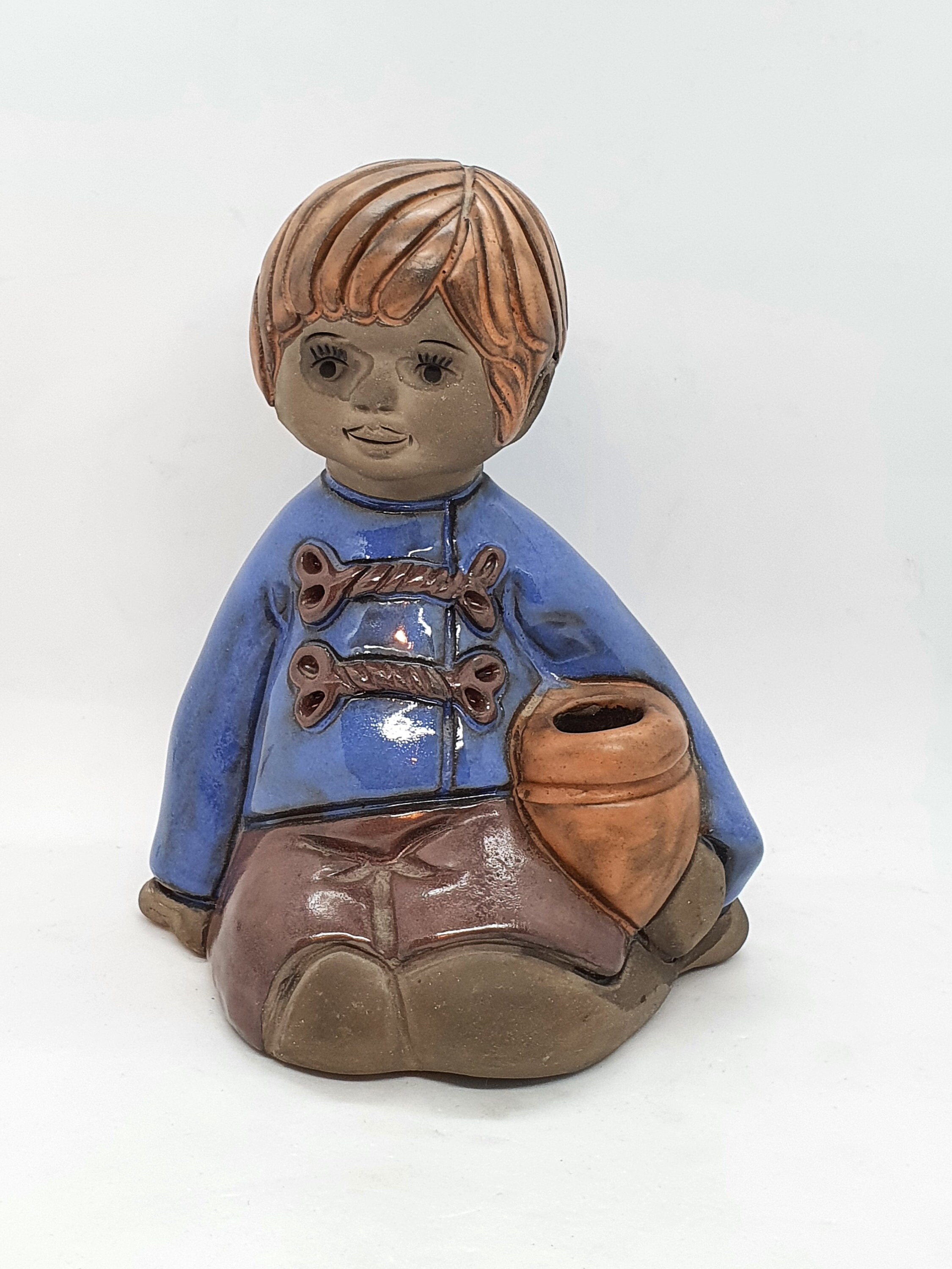 Elbogen Sweden Pottery Boy Figurine Signed Elbogen Sweden - Etsy