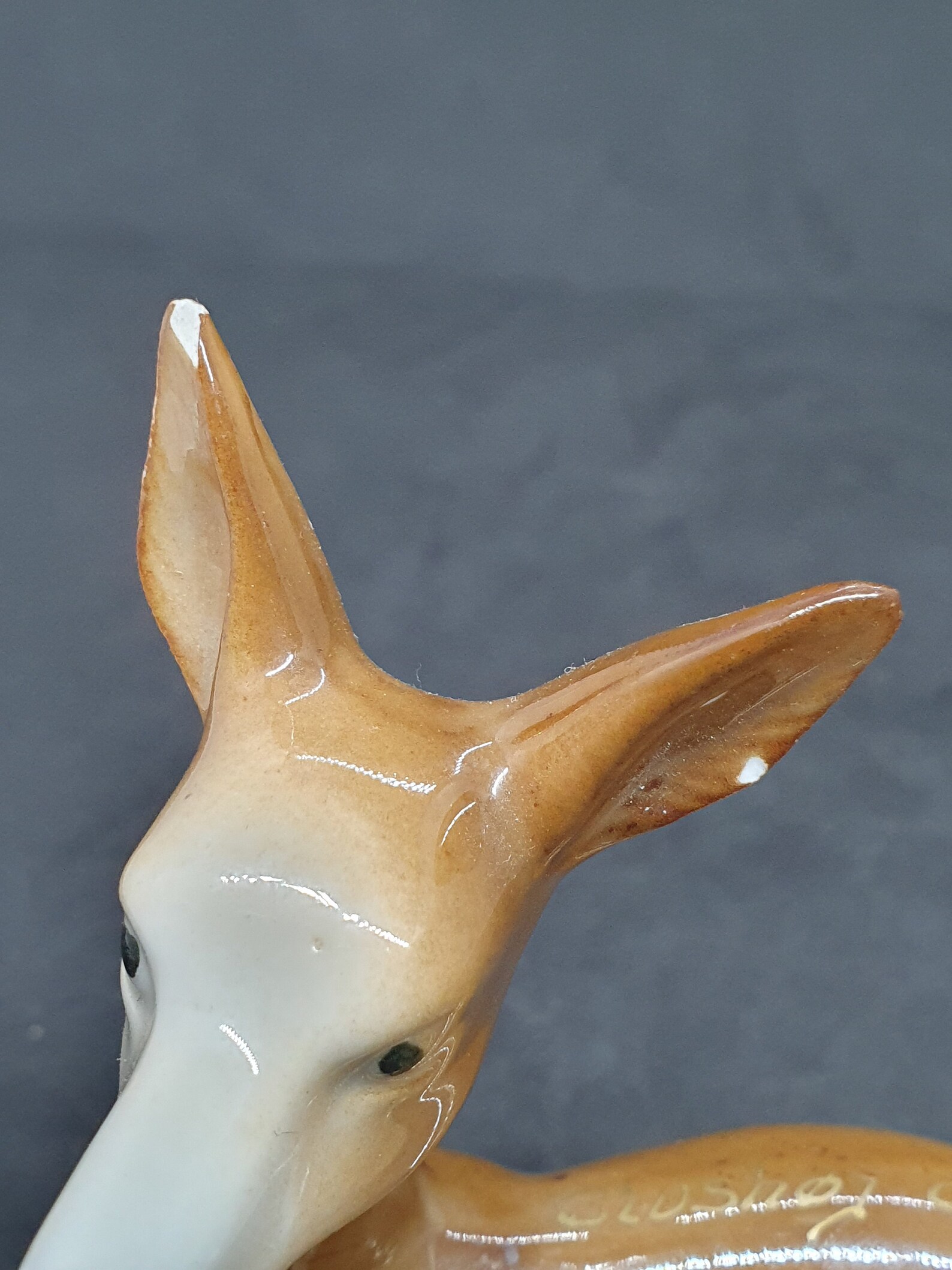 Vintage Foreign Porcelain Decorative Deer Figurine Made in | Etsy