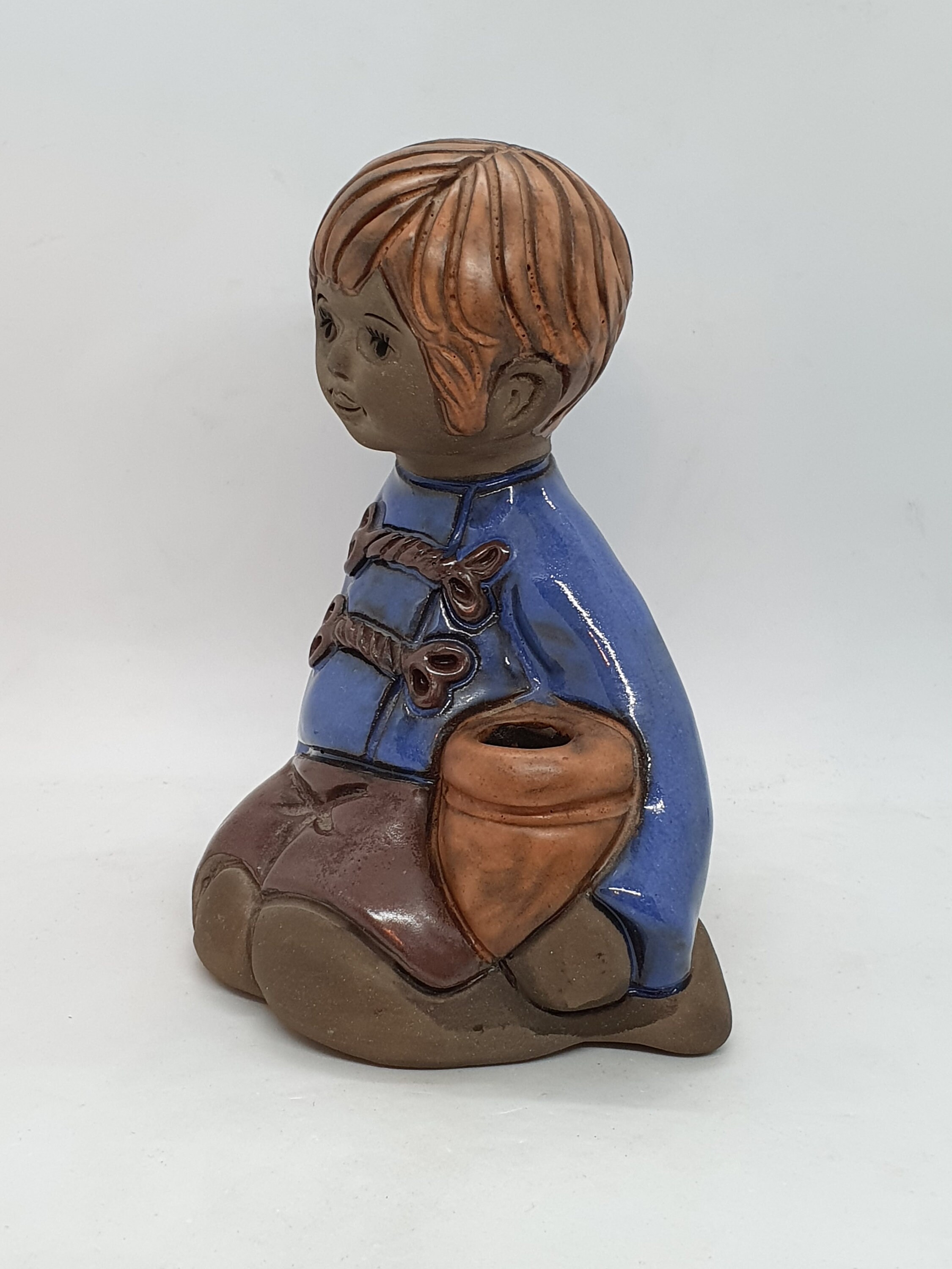 Elbogen Sweden Pottery Boy Figurine Signed Elbogen Sweden - Etsy