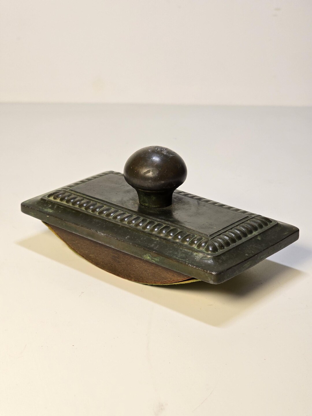 Antique Desk Ink Blotter | Vintage Office Desk Accessory | - Etsy