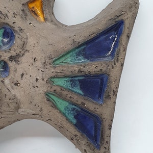 Vintage Elbogen Sweden Pottery Fish Wall Plaque Signed Elbogen Sweden ...