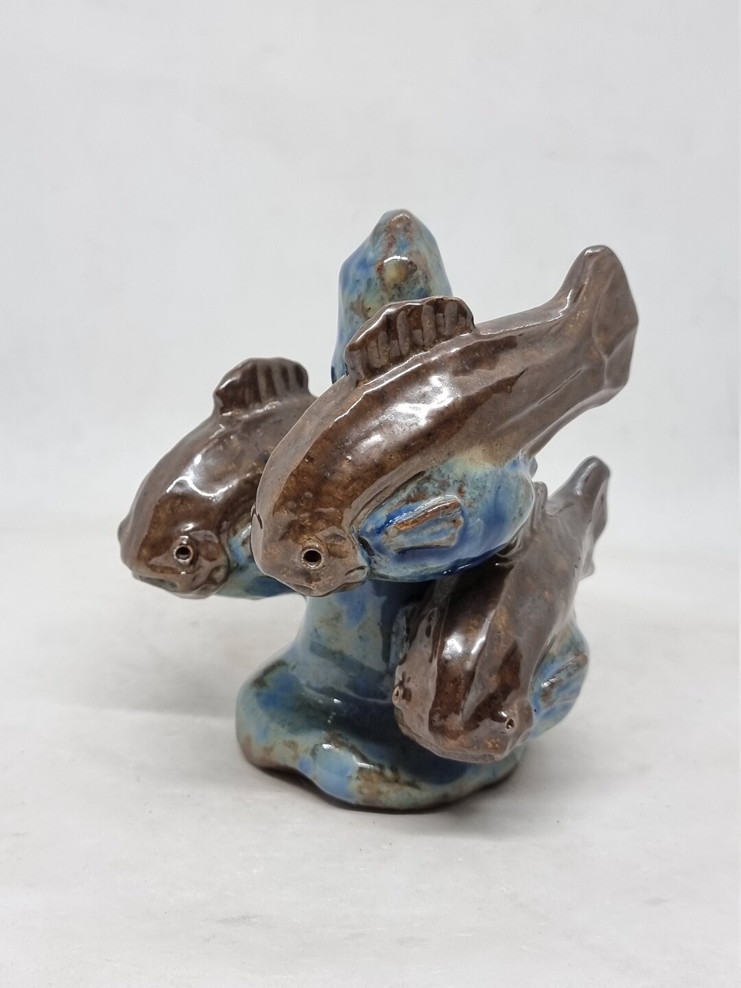 Vintage Scandinavian Ceramic Fish Sculpture | - Etsy