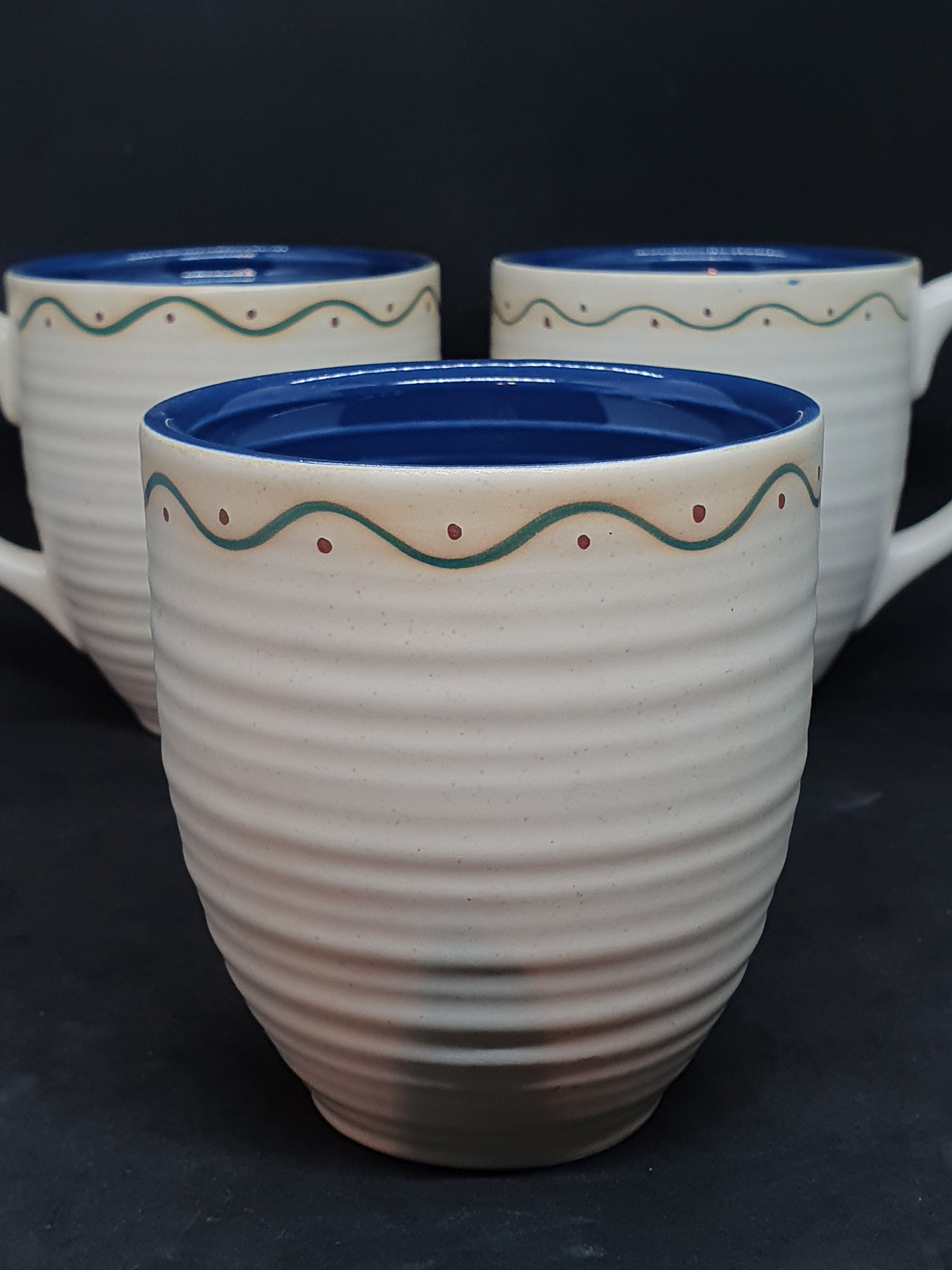 3 Ceramic Mugs Designed by Asa Lindberg Sweden Sagaform | Etsy