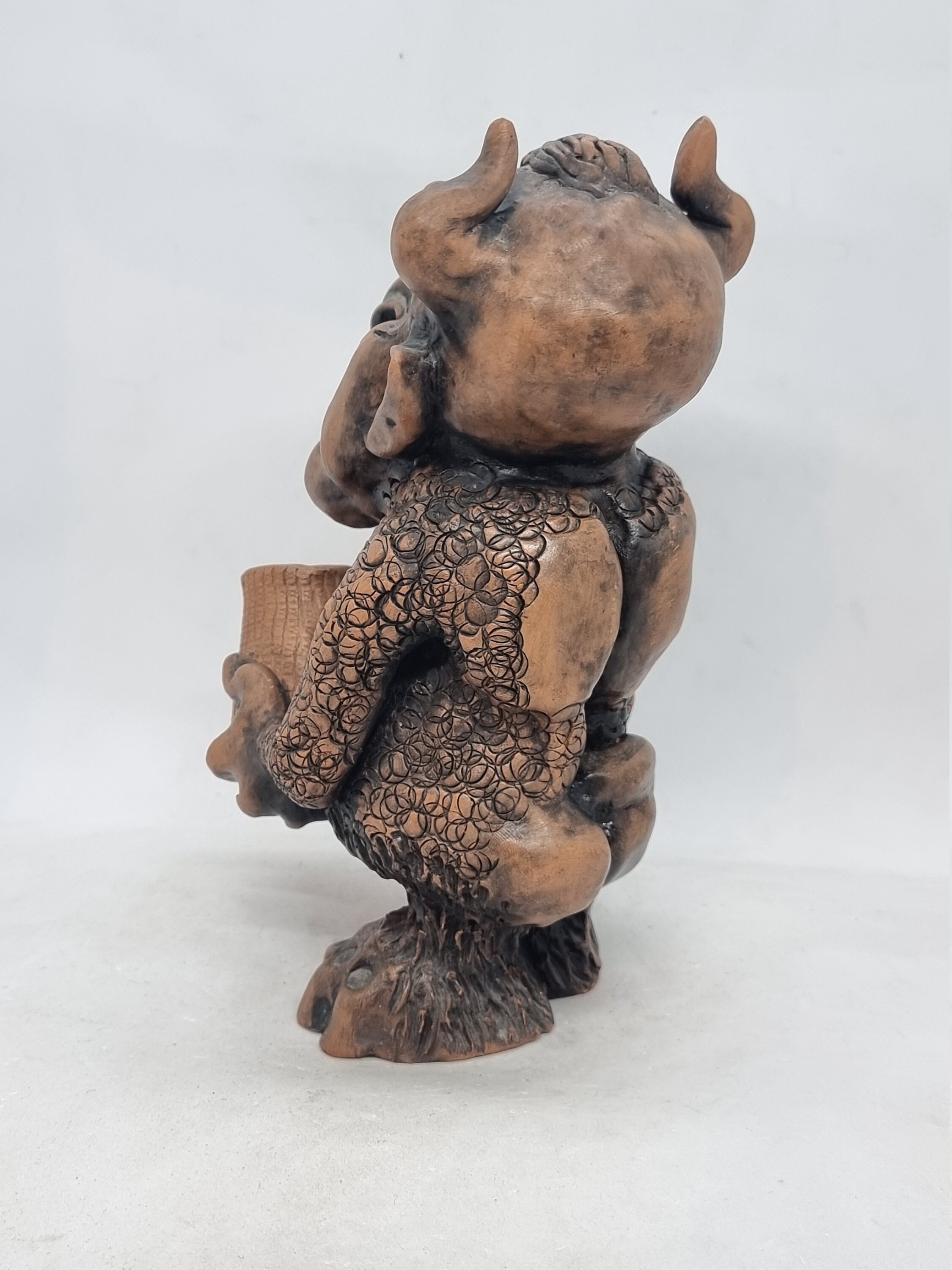 Scandinavian Ceramic devil Figurine Scandinavian - Etsy