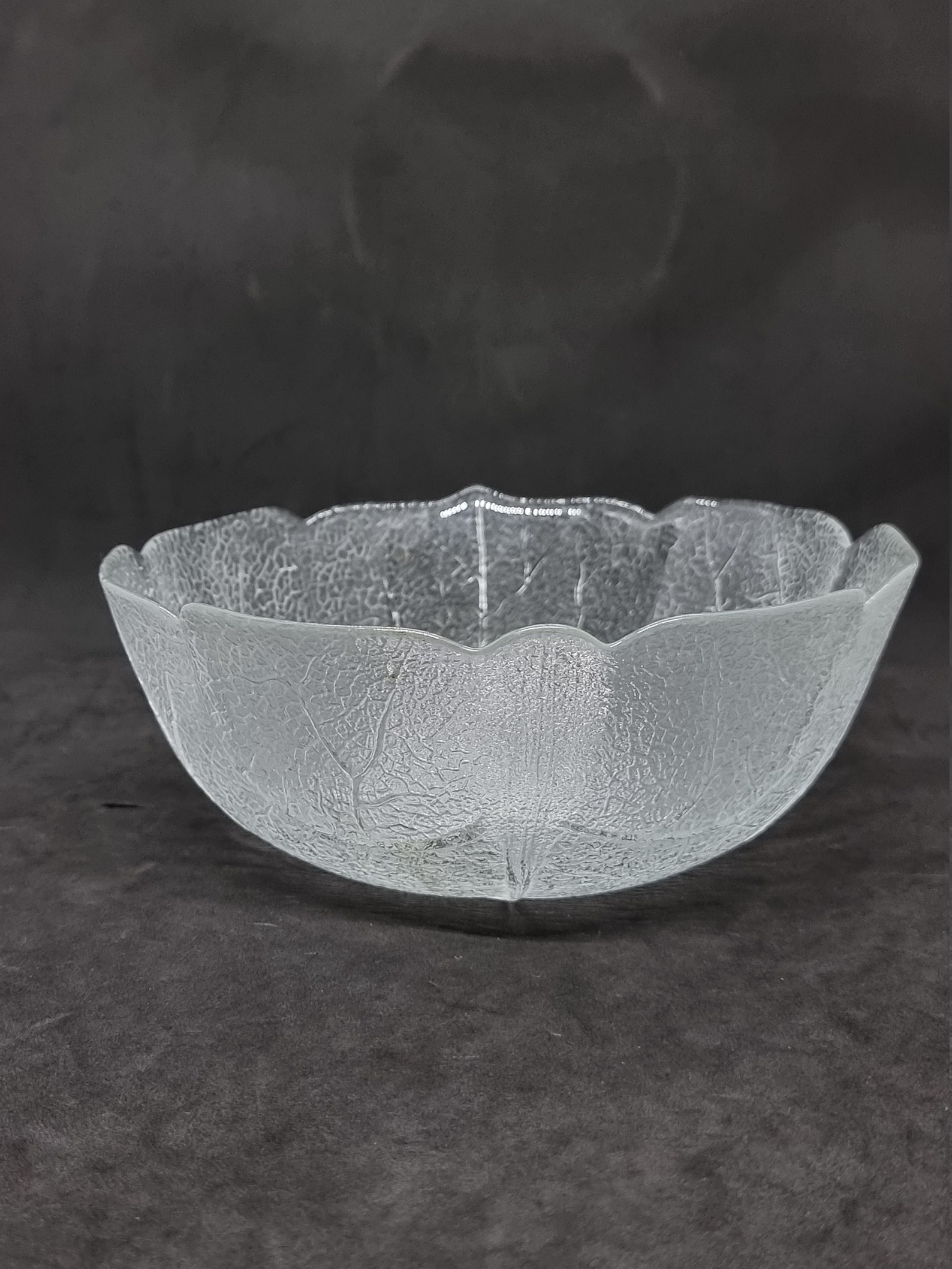 Vintage Scandinavian Glass Bowl Vintage Crystal Glass - Etsy