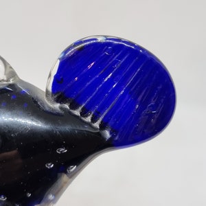 Vintage Blue Glass Fish | Made in Sweden | - Etsy