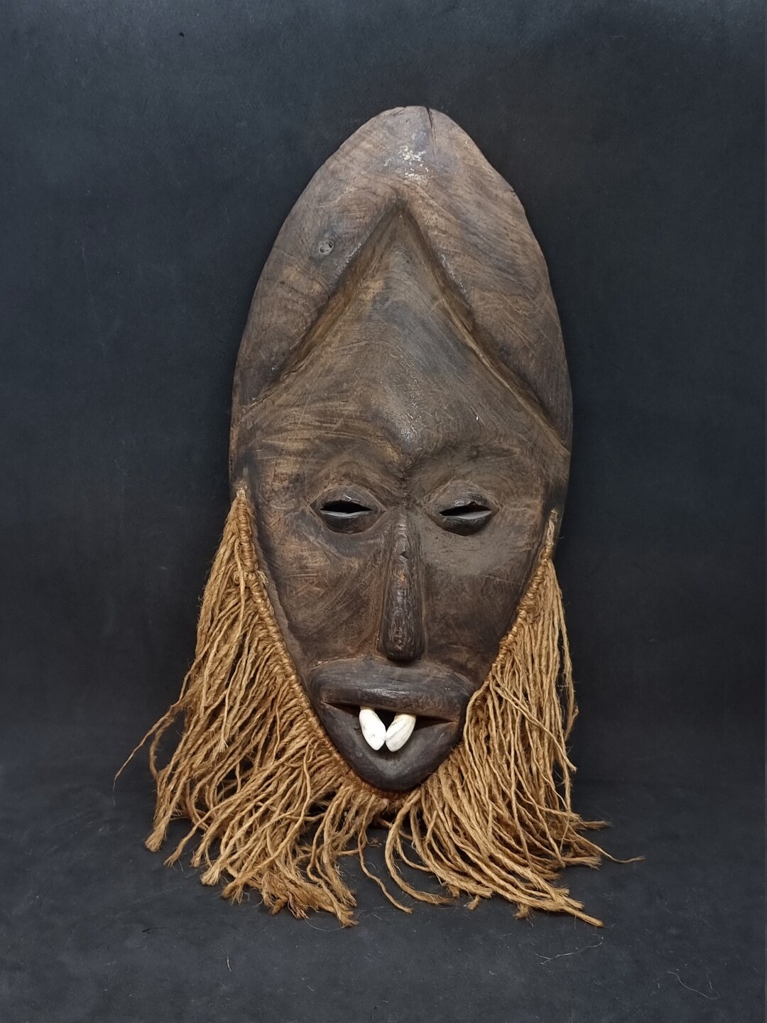 African Mask Malindi Warega Zaire Cows Teeth Malindi Mask - Etsy