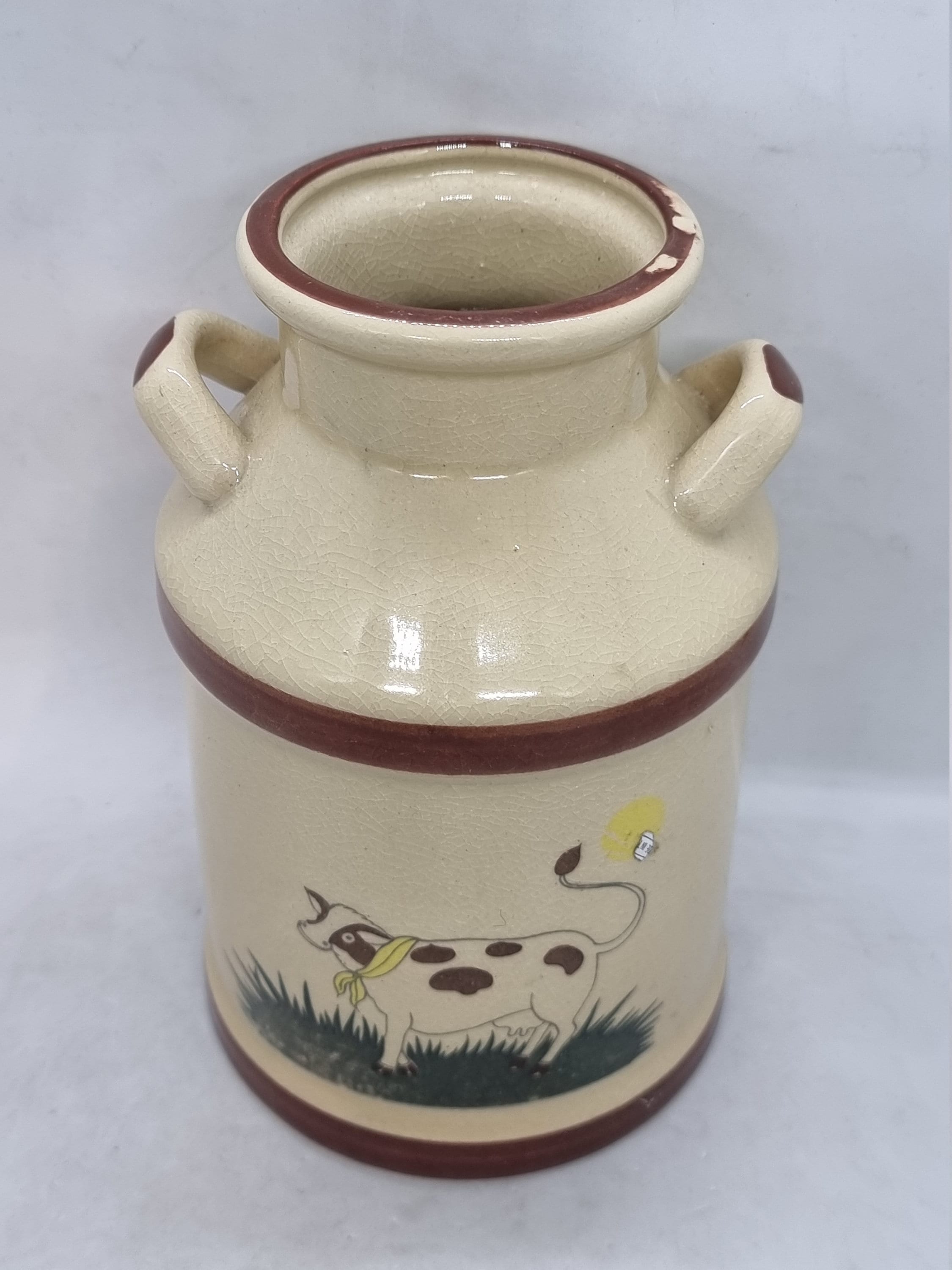 Vintage Ceramic Milk Jar Made in Taiwan | Etsy