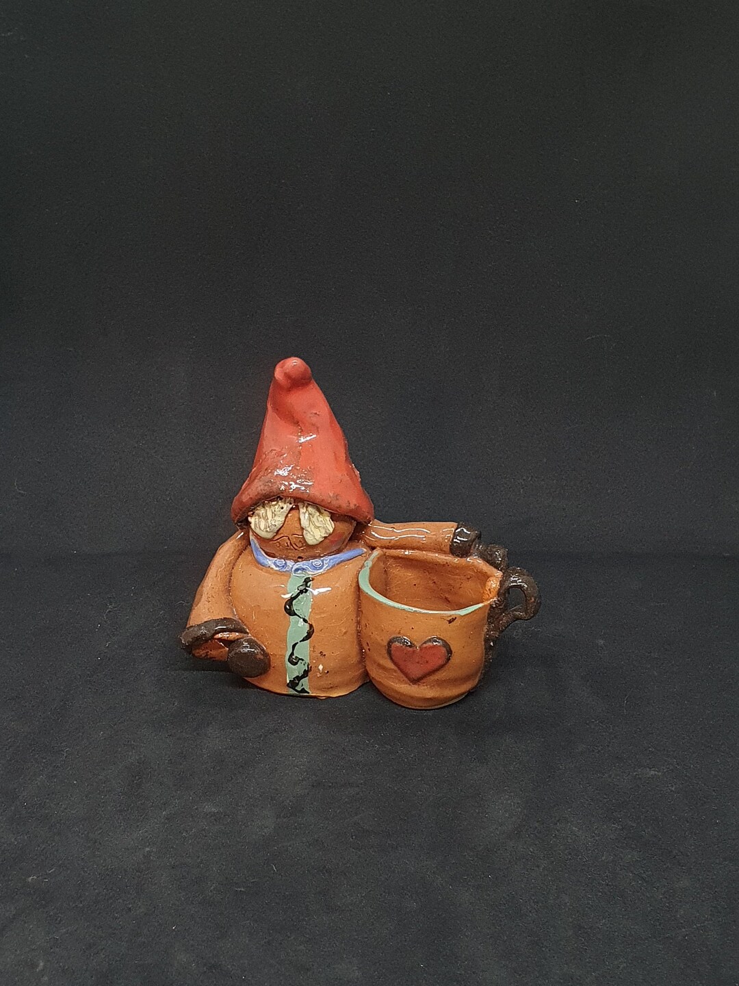 Scandinavian Pottery Dwarf Figurine | Scandinavian Ceramic ...