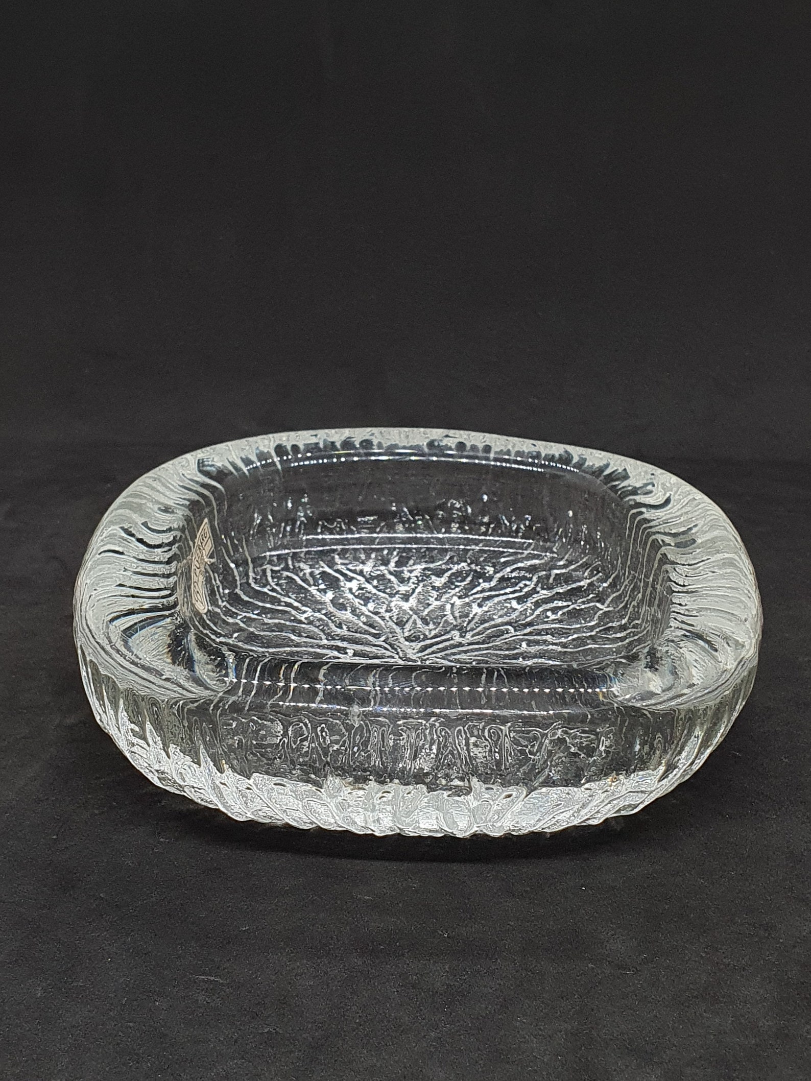 Vintage Pukeberg Glasbruk Art Glass Bowl Bohlmarks and - Etsy UK