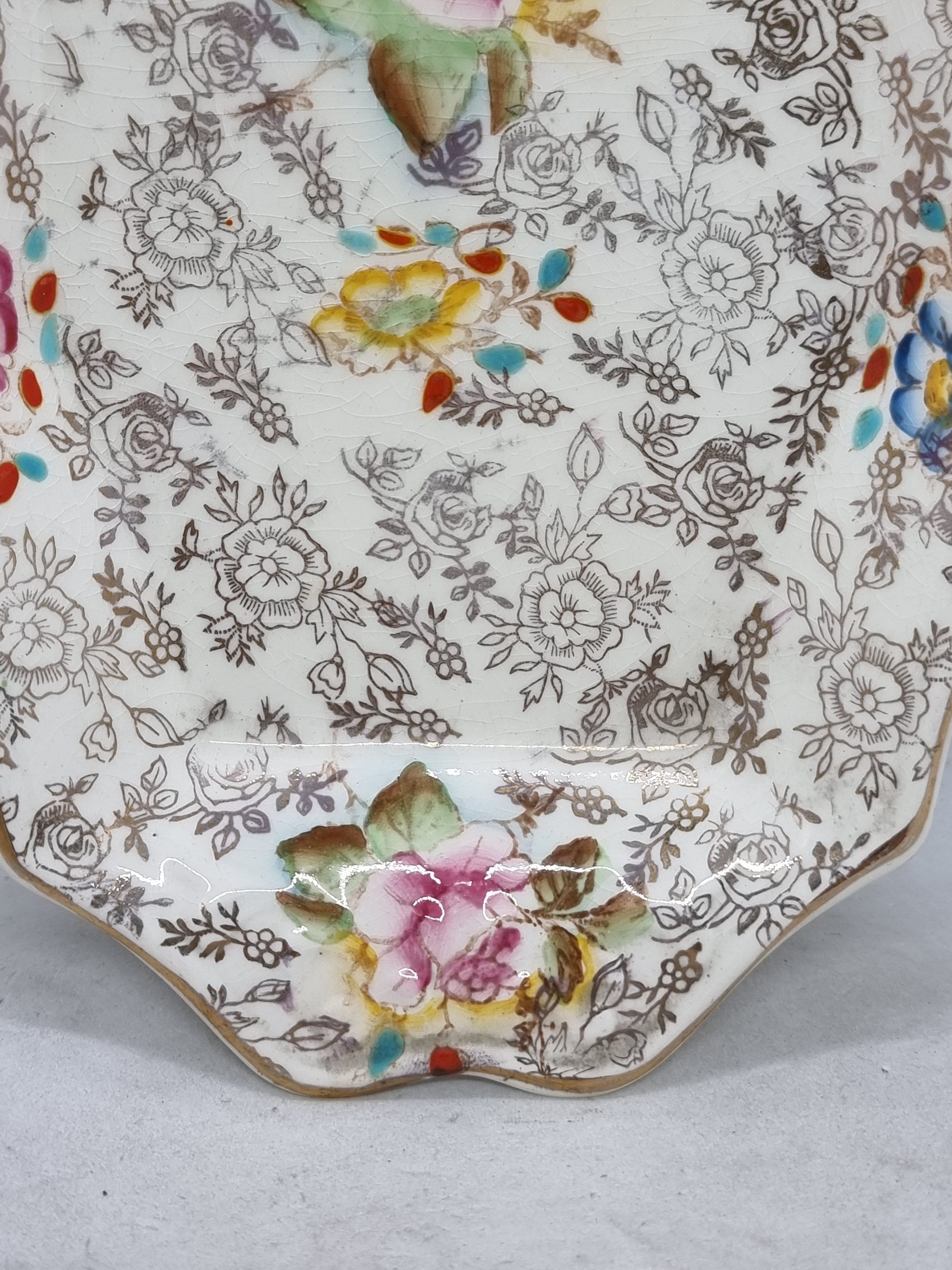 Vintage James Kent Longton Floral Platter | Made in England | - Etsy