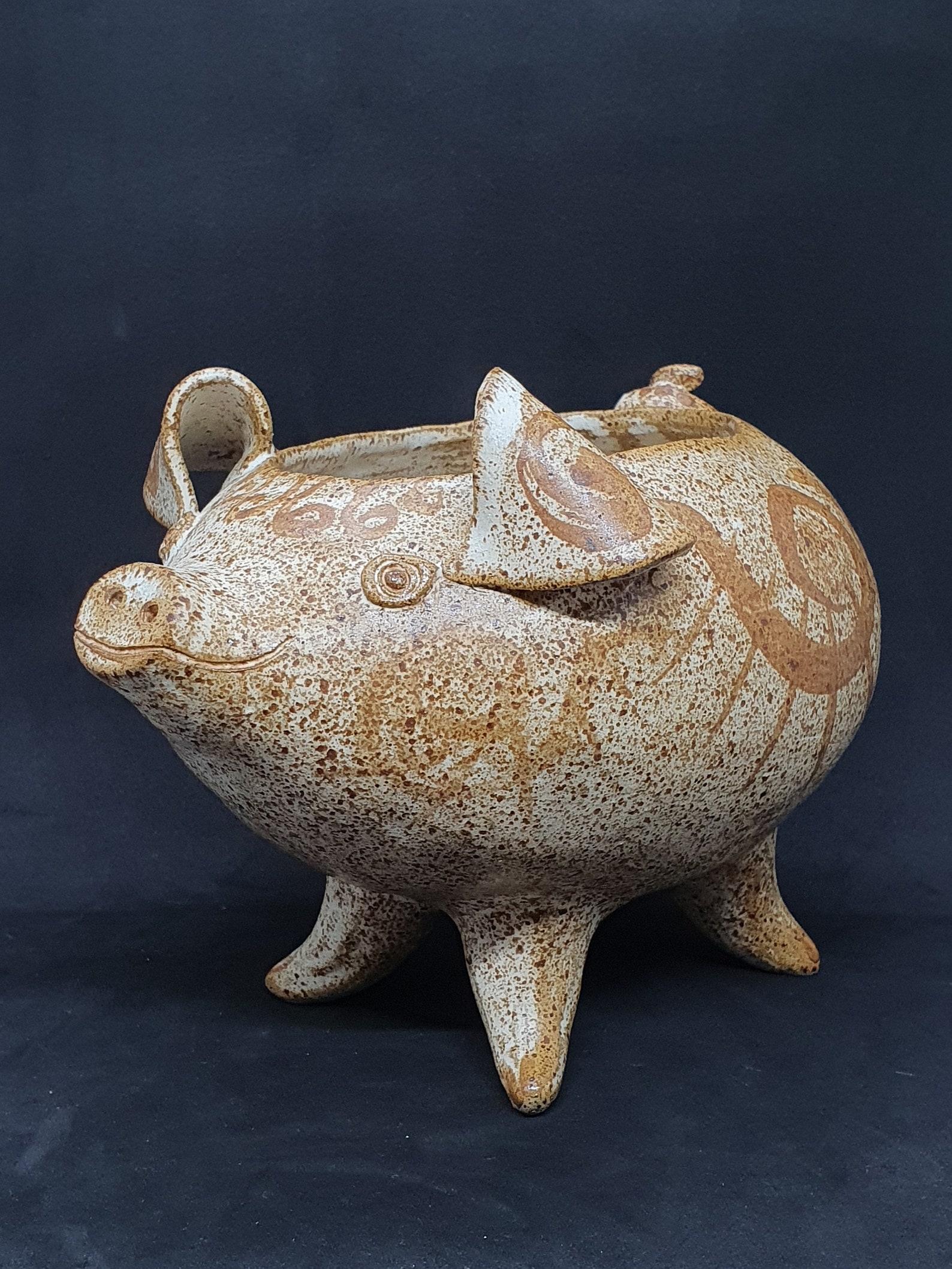 Vintage Ceramic Pig Figurine | Made in Scandinavia | Scandinavian Style ...