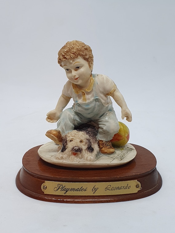 Art & Collectibles Collectibles Figurines & Knick Knacks Girl with Dog ...