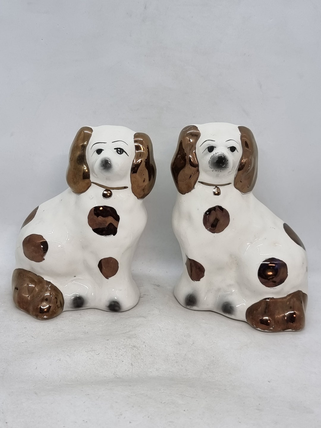 Vintage Wally Dogs | Staffordshire Dogs | Made in England | - Etsy