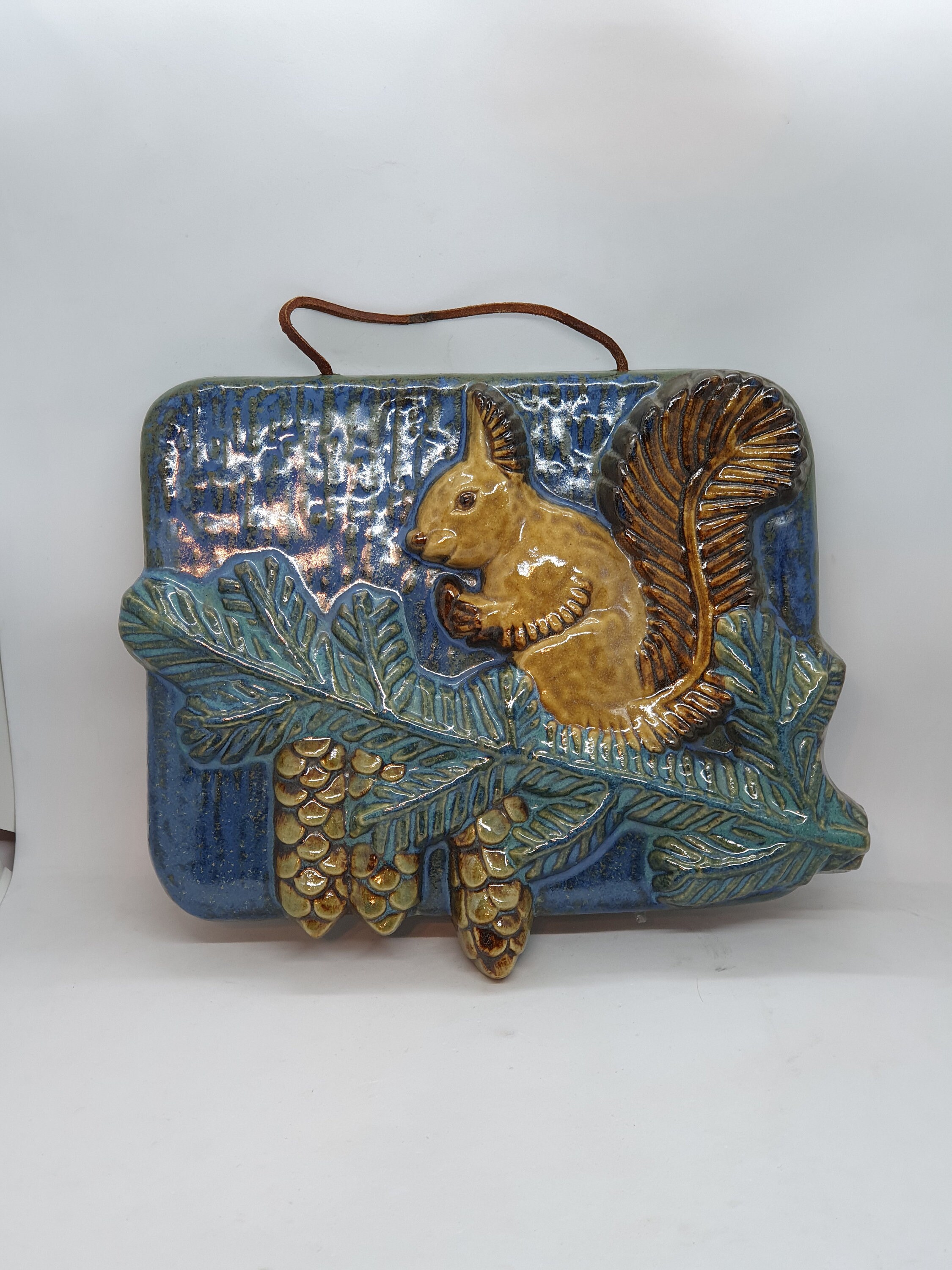 Fine Art Ceramics 60s Ego Stengods Sweden Scandinavia Blue Fish Retro ...