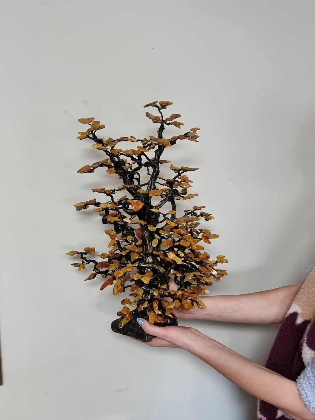 Large Handmade Natural Baltic Amber Tree | - Etsy