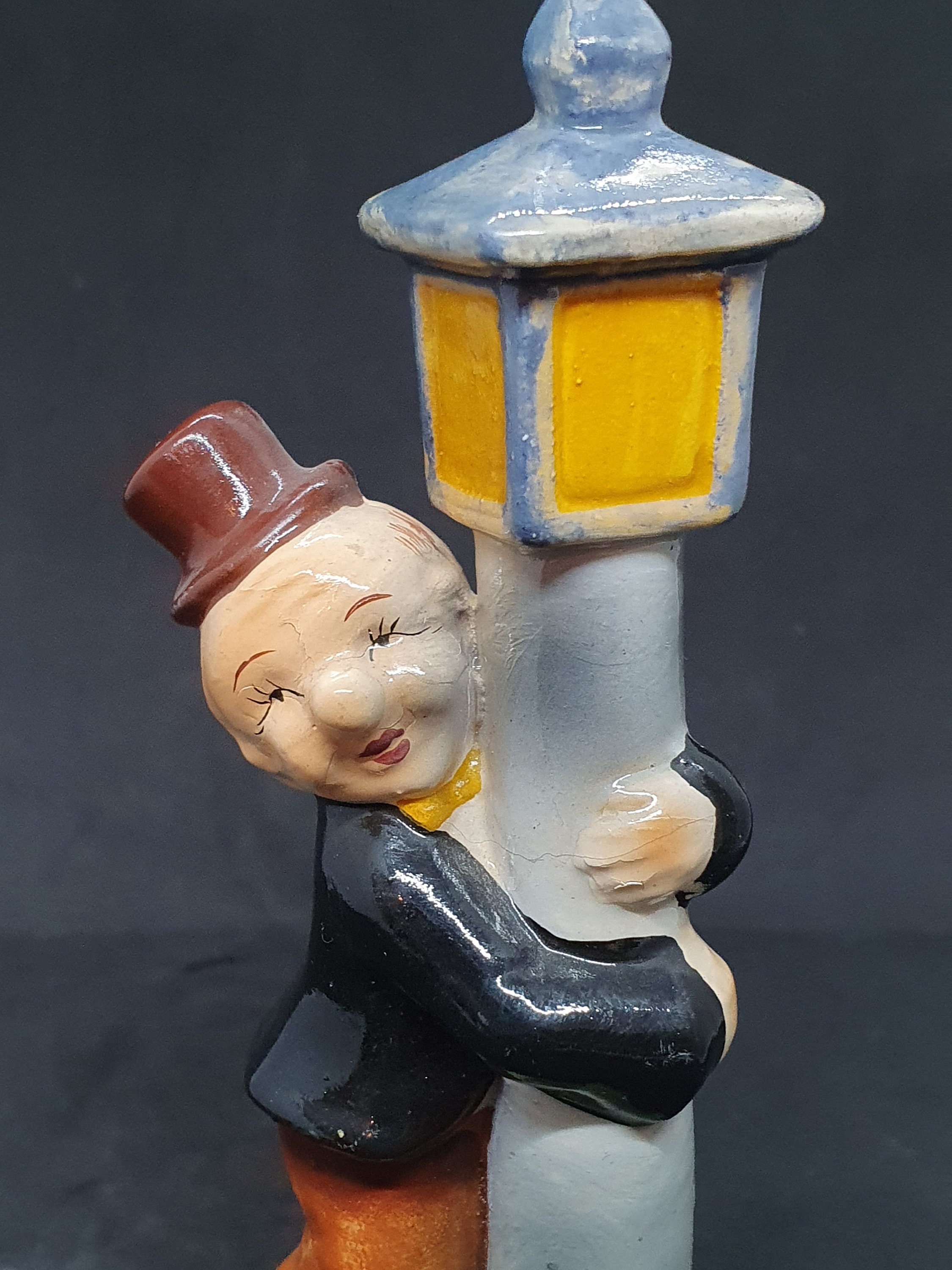 Import Ceramic Man Figurine | 70s Vintage Statue | - Etsy