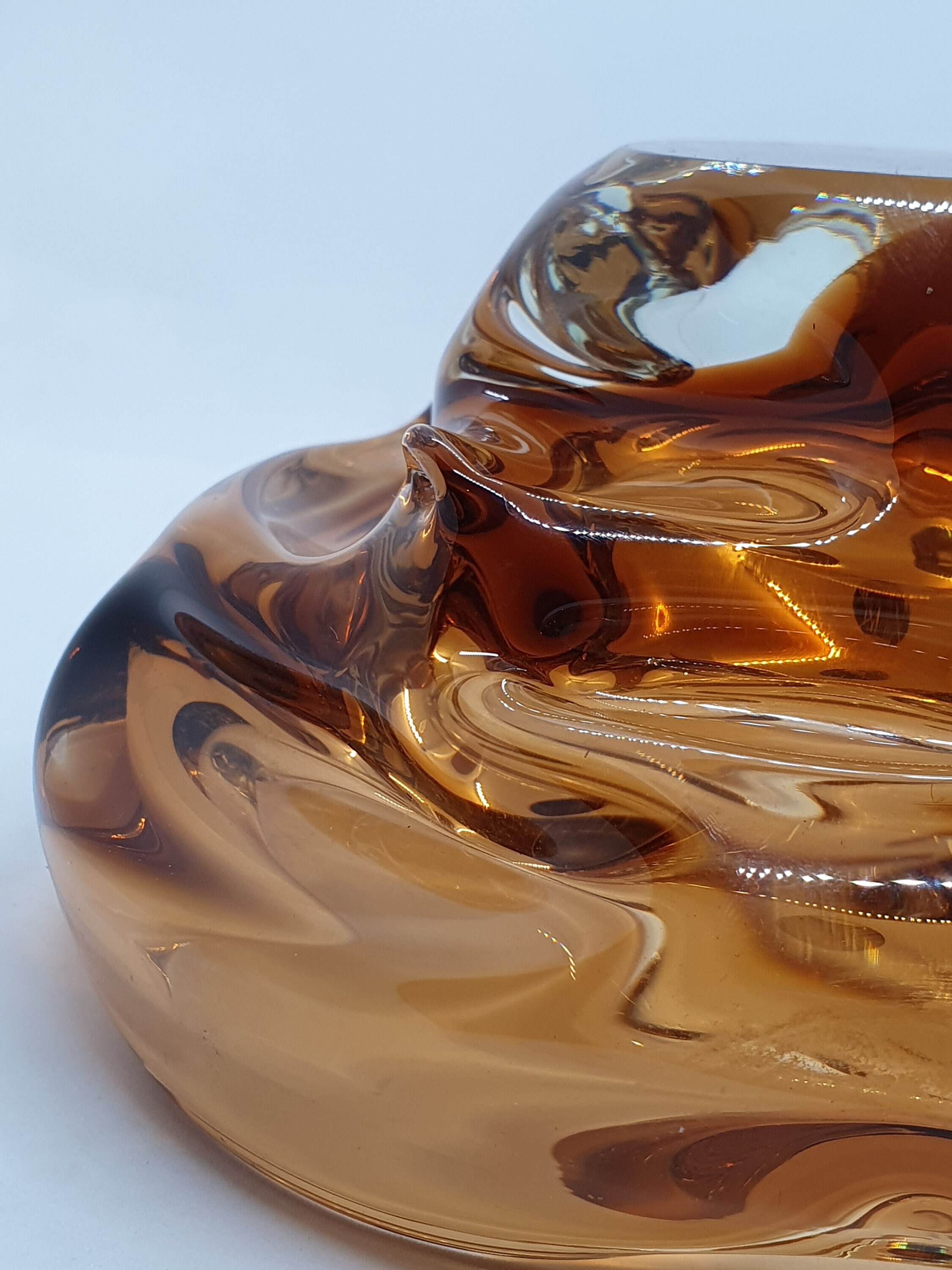 Jan Beranek Skrdlovice Glass Bowl Czech Art Glass Bowl - Etsy