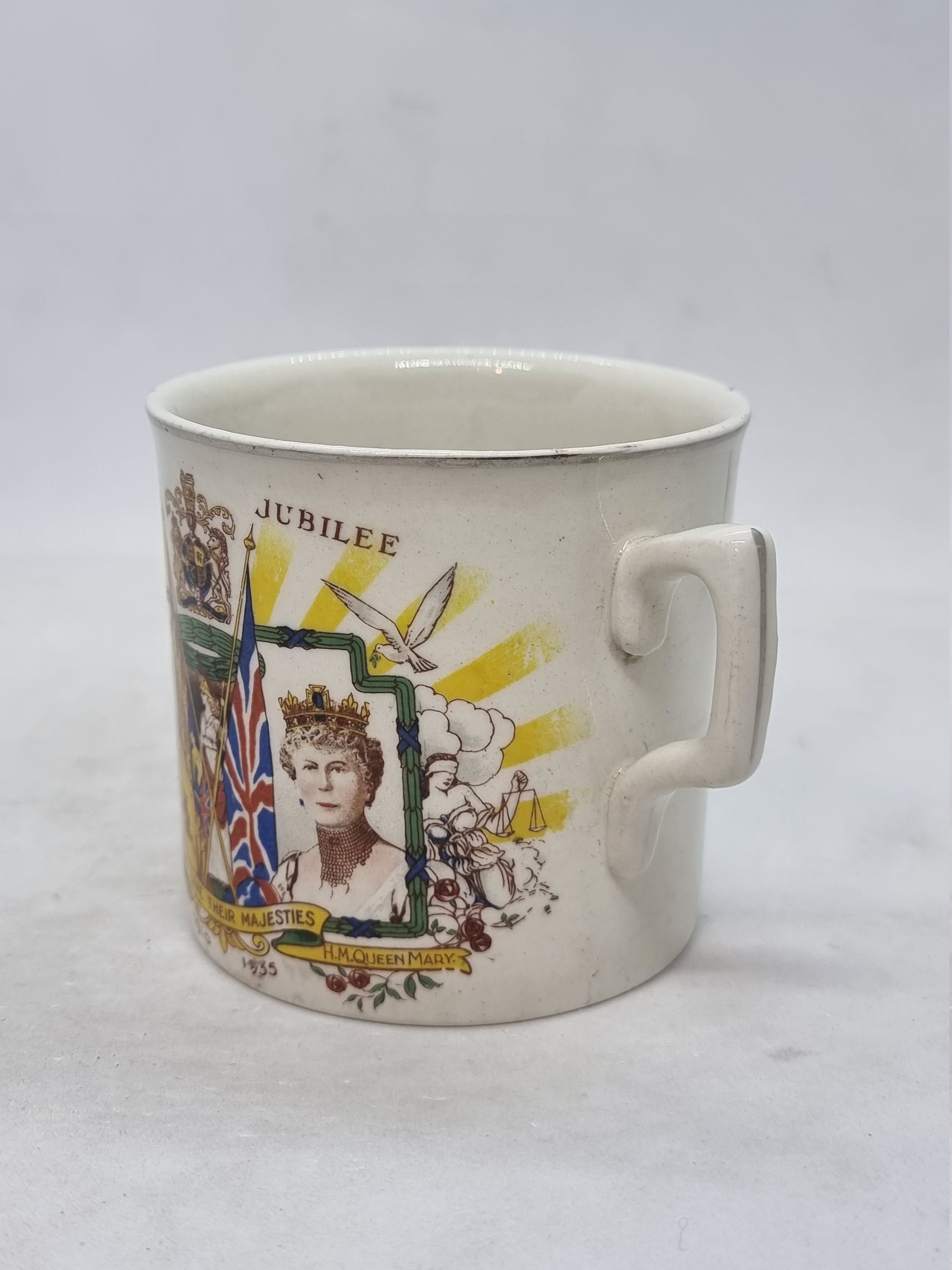 HM King George V and HM Queen Mary Silver Jubilee Cup (1910-1935) - Etsy