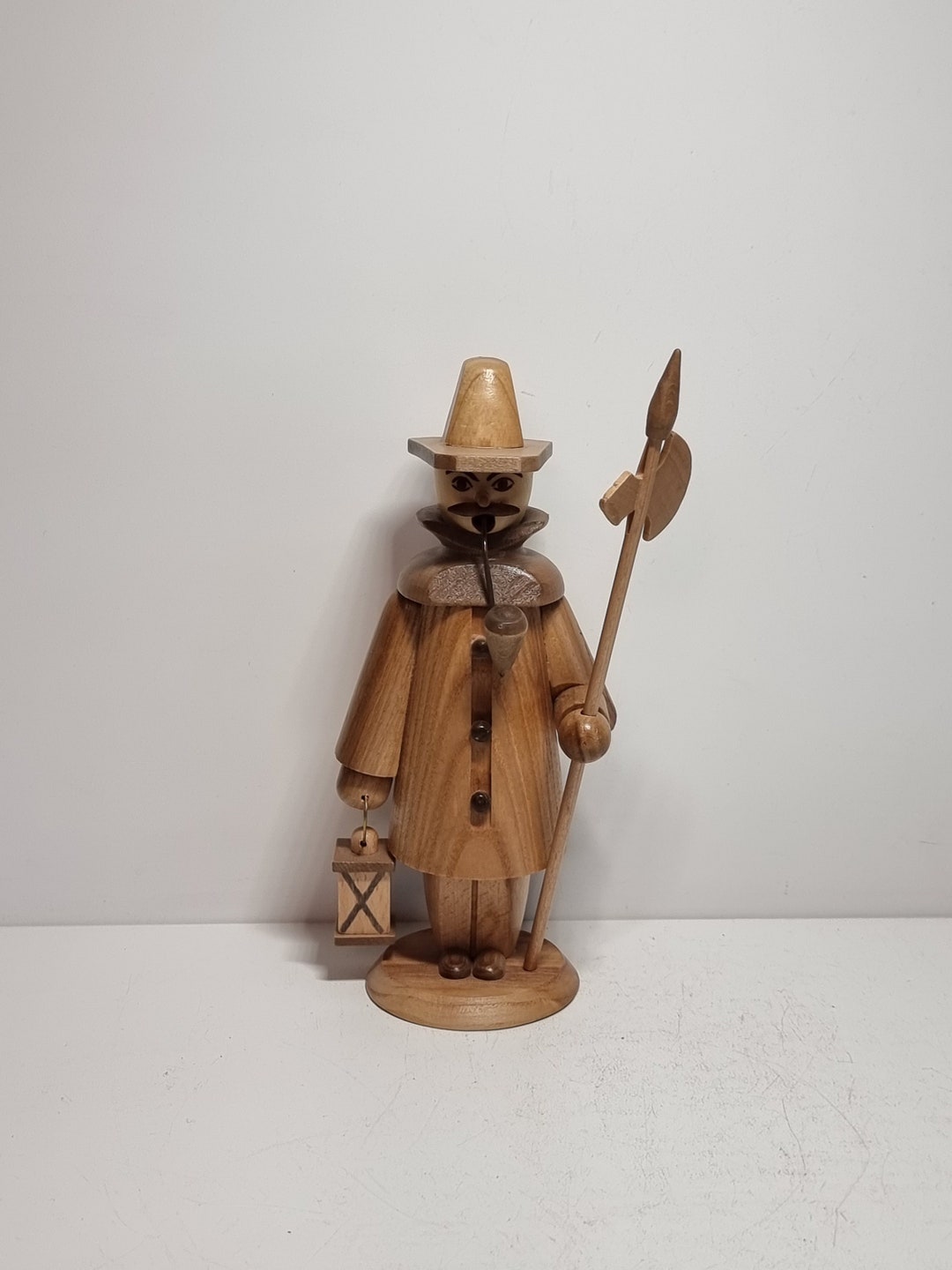 Vintage Wooden Germany Night Watchman Guard | - Etsy