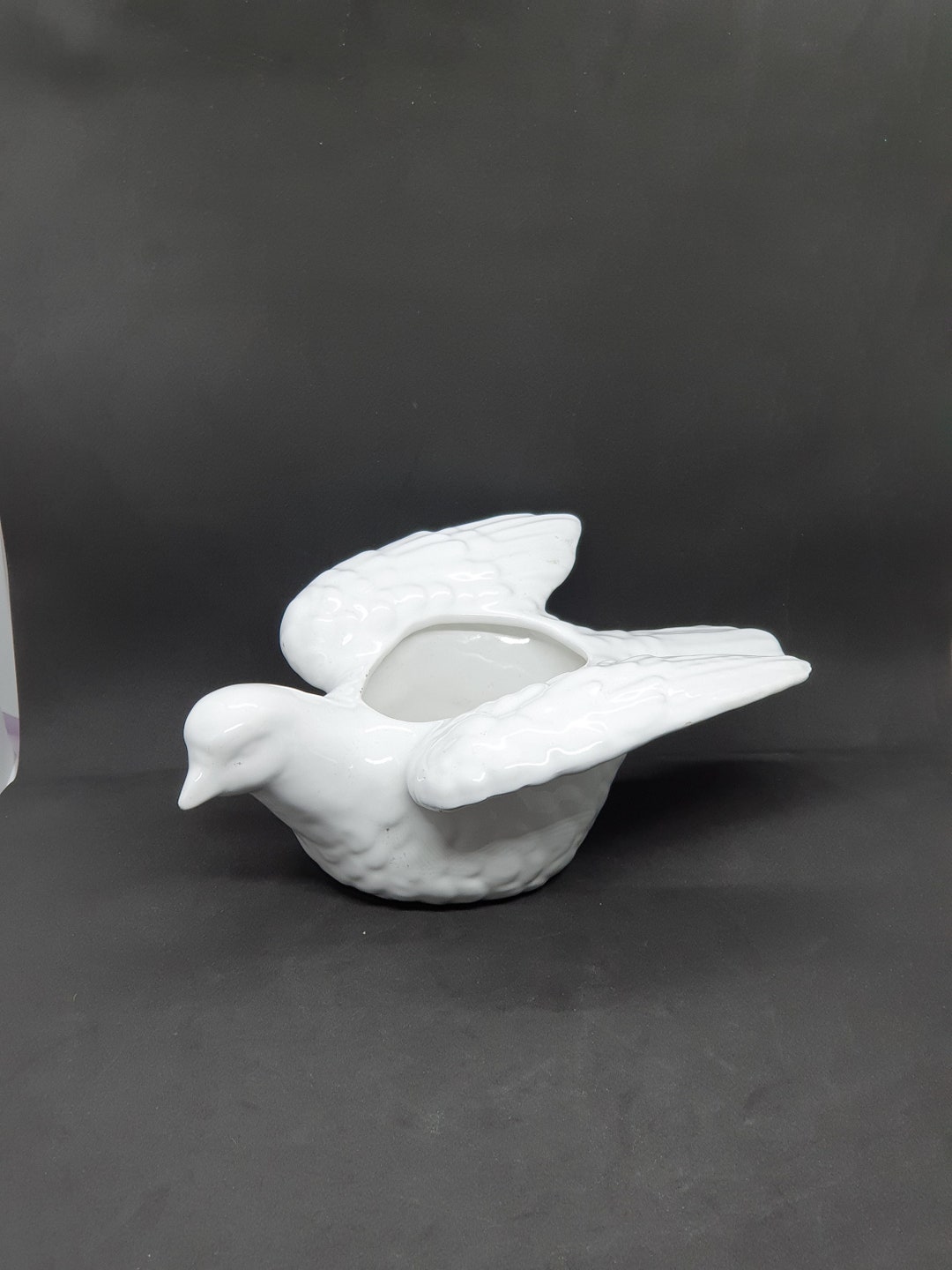 Bellini Made in Italy Very Large White Ceramic Pigeon | Handmade Pigeon ...