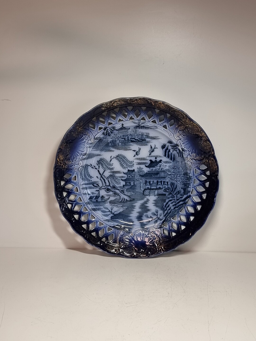 Vintage Empire Stoke on Trent Blue Willow Porcelain Plate | Made in ...
