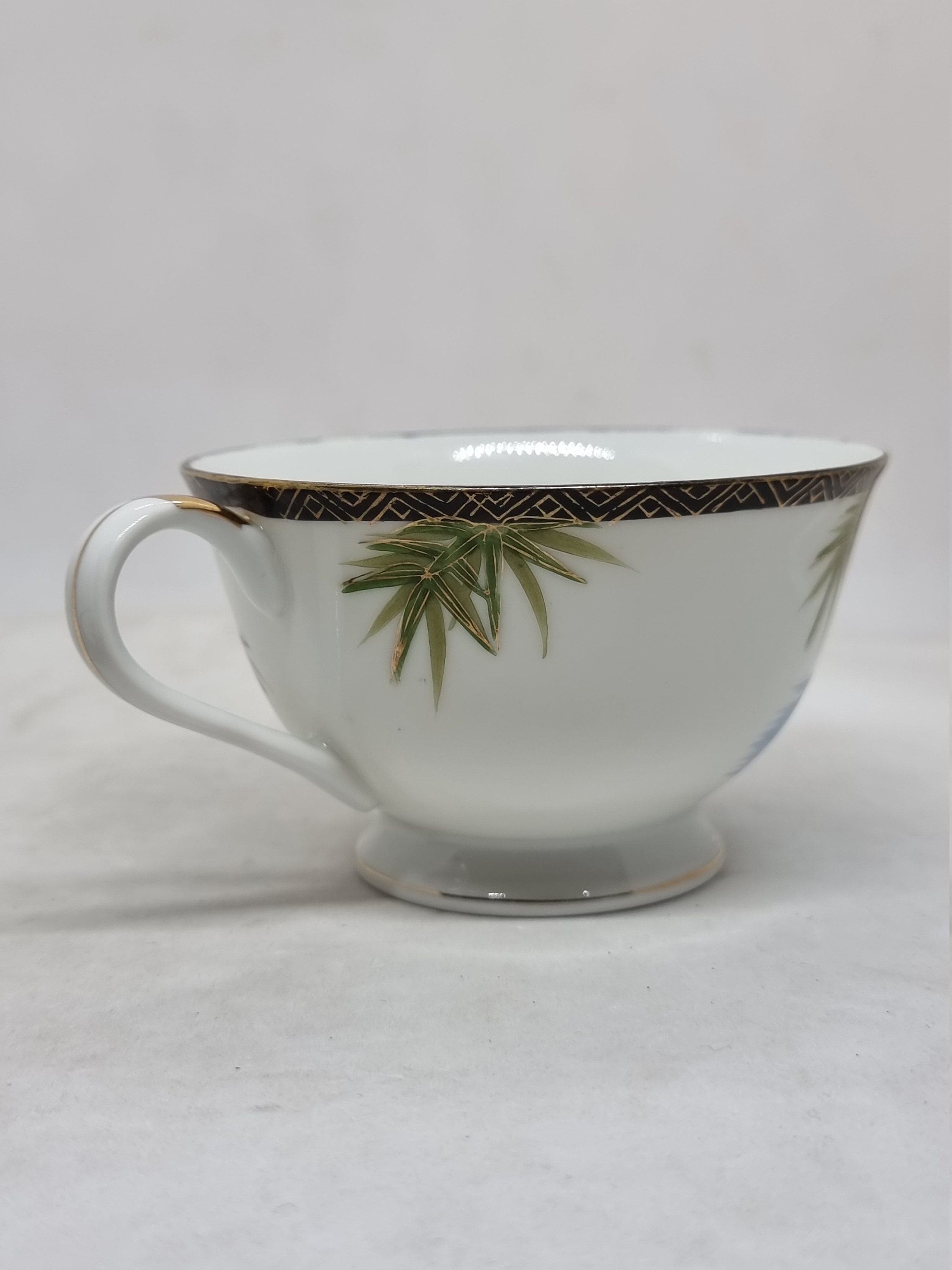 Vintage Soko China Handpainted Porcelain Cup & Saucer | Made in Japan ...