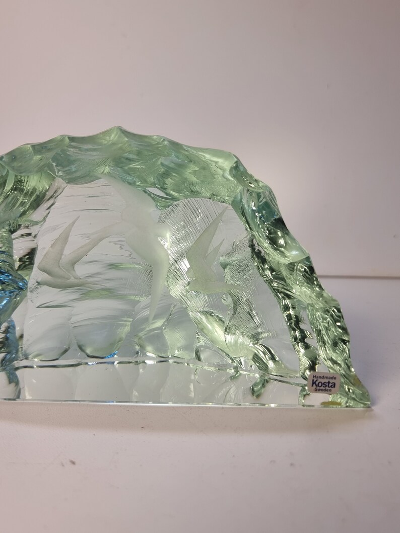 Kosta Full Lead Crystal Swedish Glass Sculpture 97578/T.S. | Kosta ...